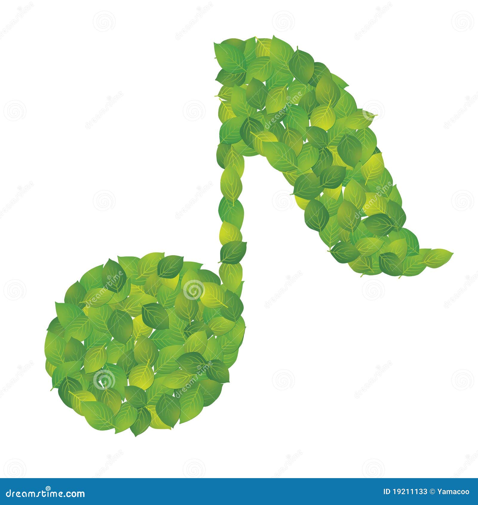 Leaf of the note stock illustration. Illustration of nature - 19211133