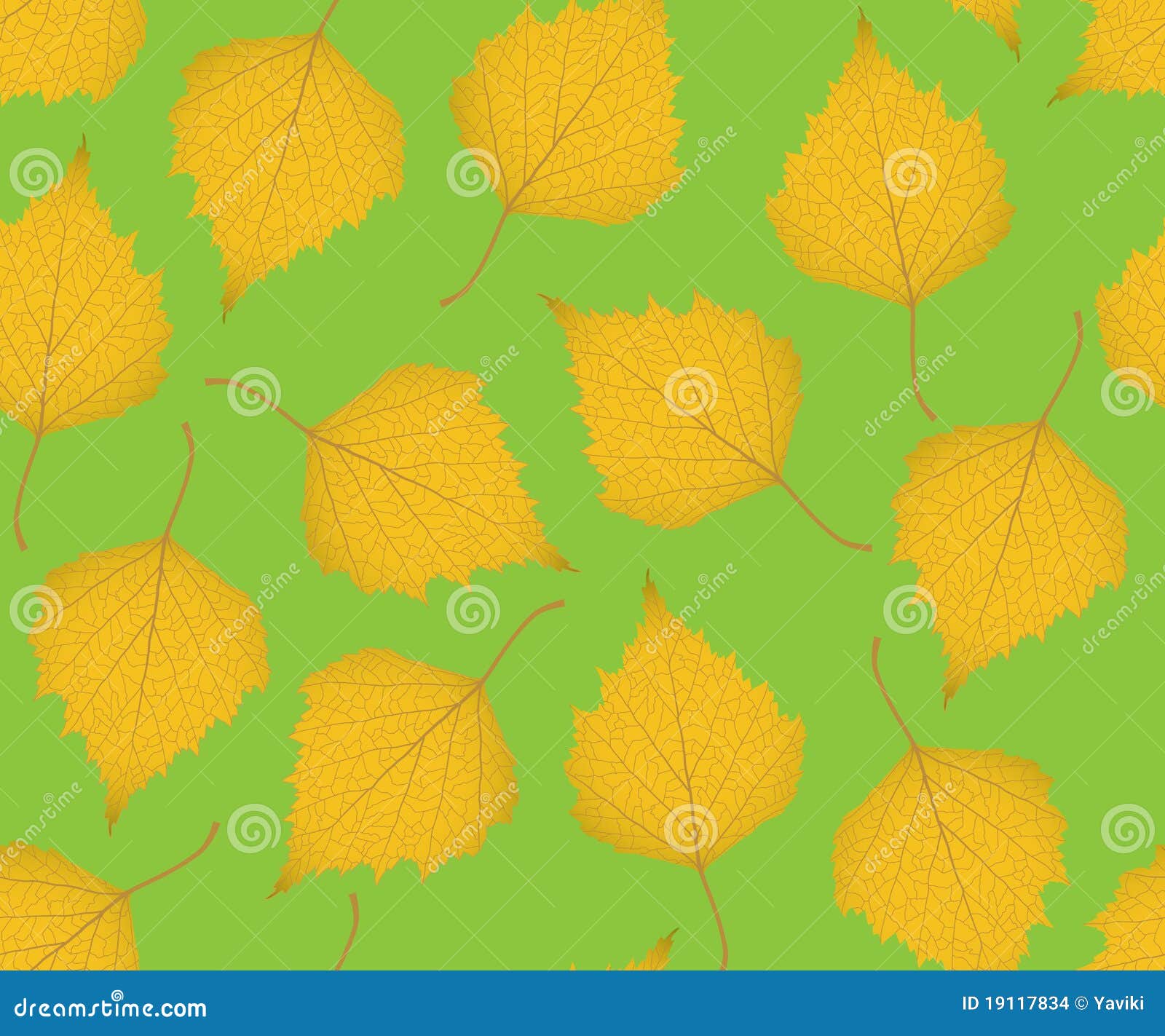 Leaf pattern stock vector. Illustration of repeat, floral - 19117834