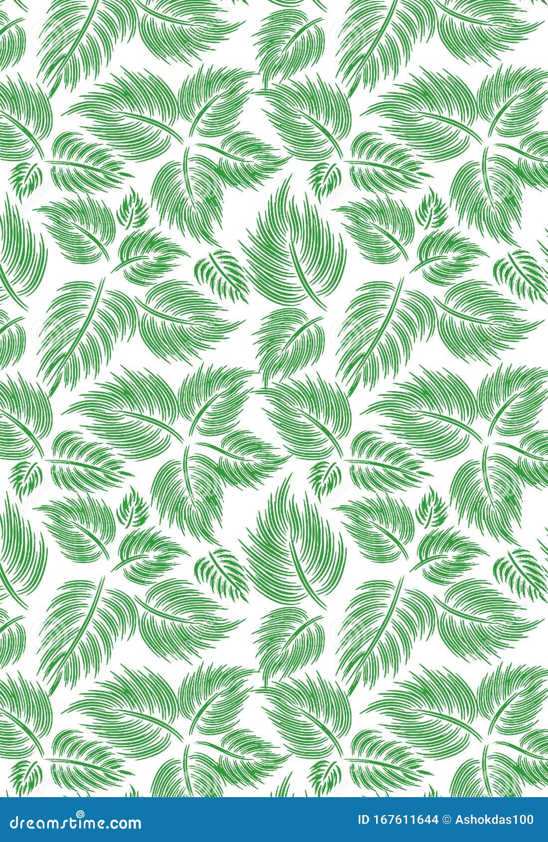 LEAF PATTERN DESIGN ALLOVER BACKGROUND for PRINT Stock Illustration ...