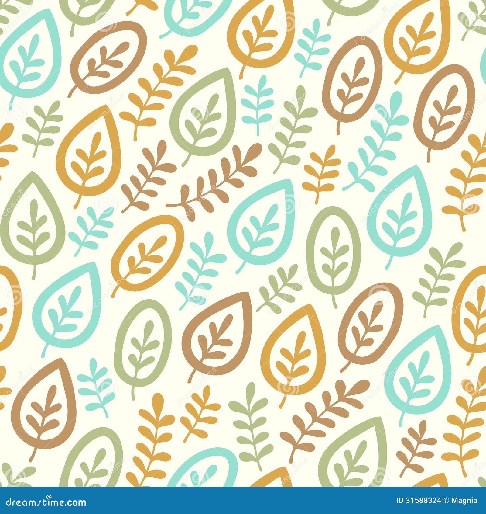 Leaf pattern stock vector. Illustration of fashion, beautiful - 31588324