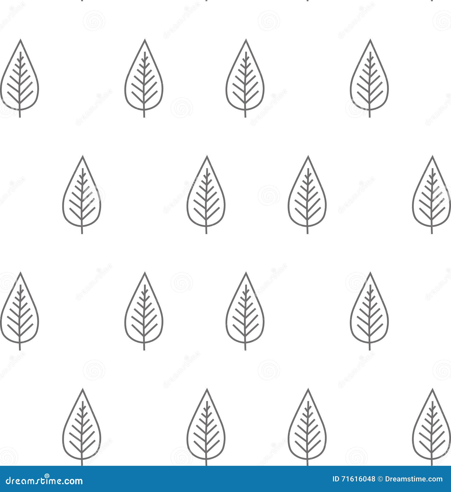 Leaf pattern stock vector. Illustration of flora, pattern - 71616048