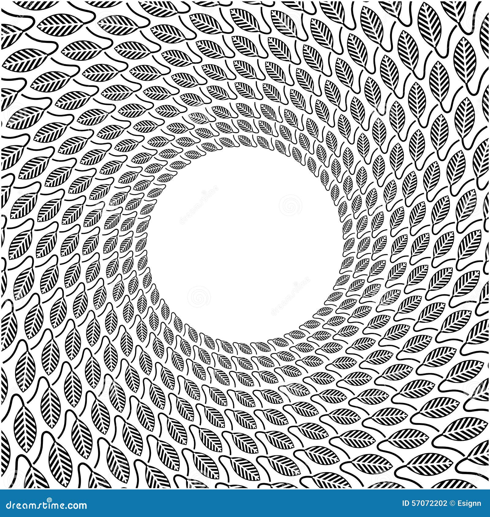 Leaf pattern vector stock vector. Illustration of elements - 57072202