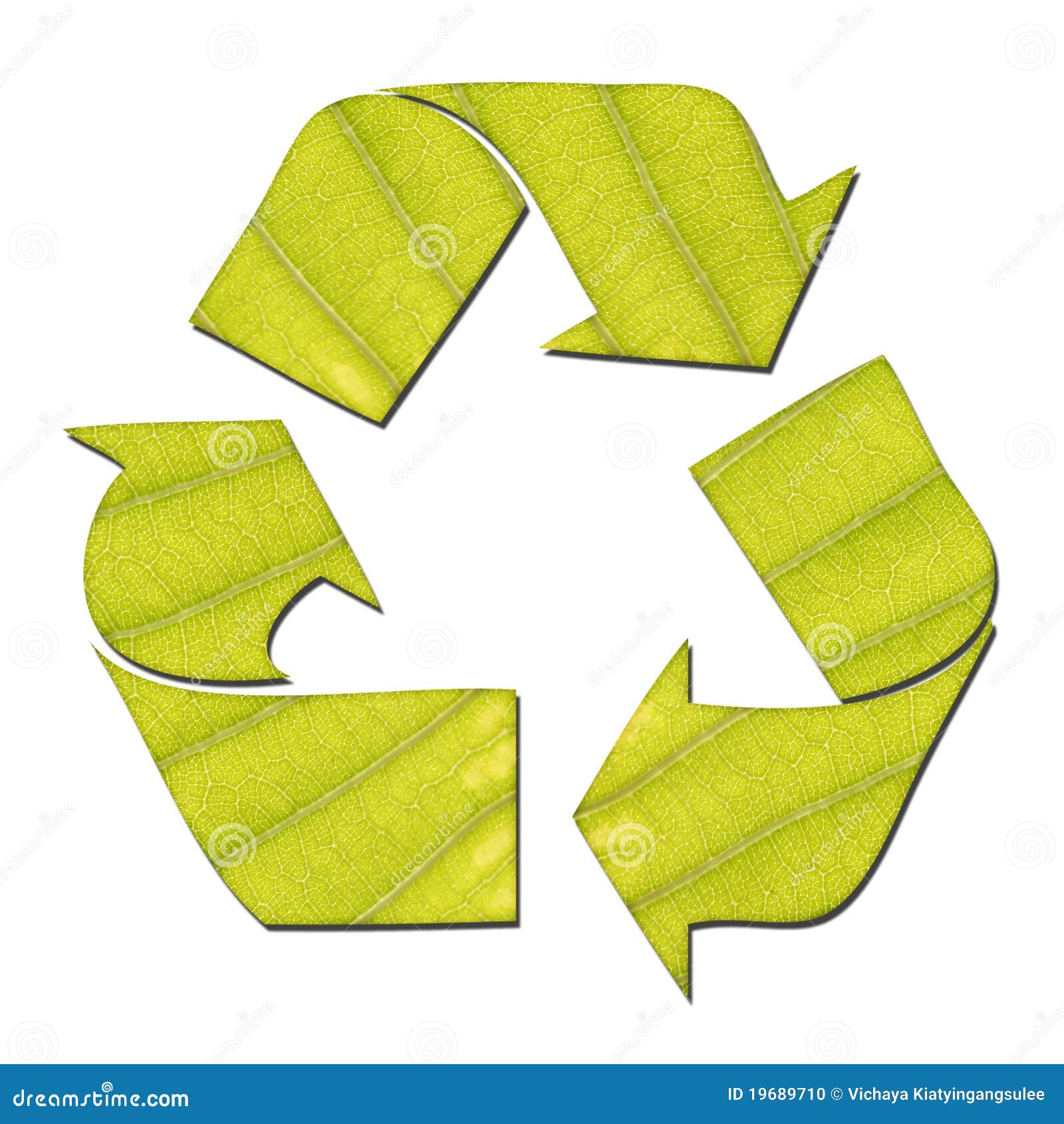Leaf recycle sign stock photo. Image of generate, clean - 19689710