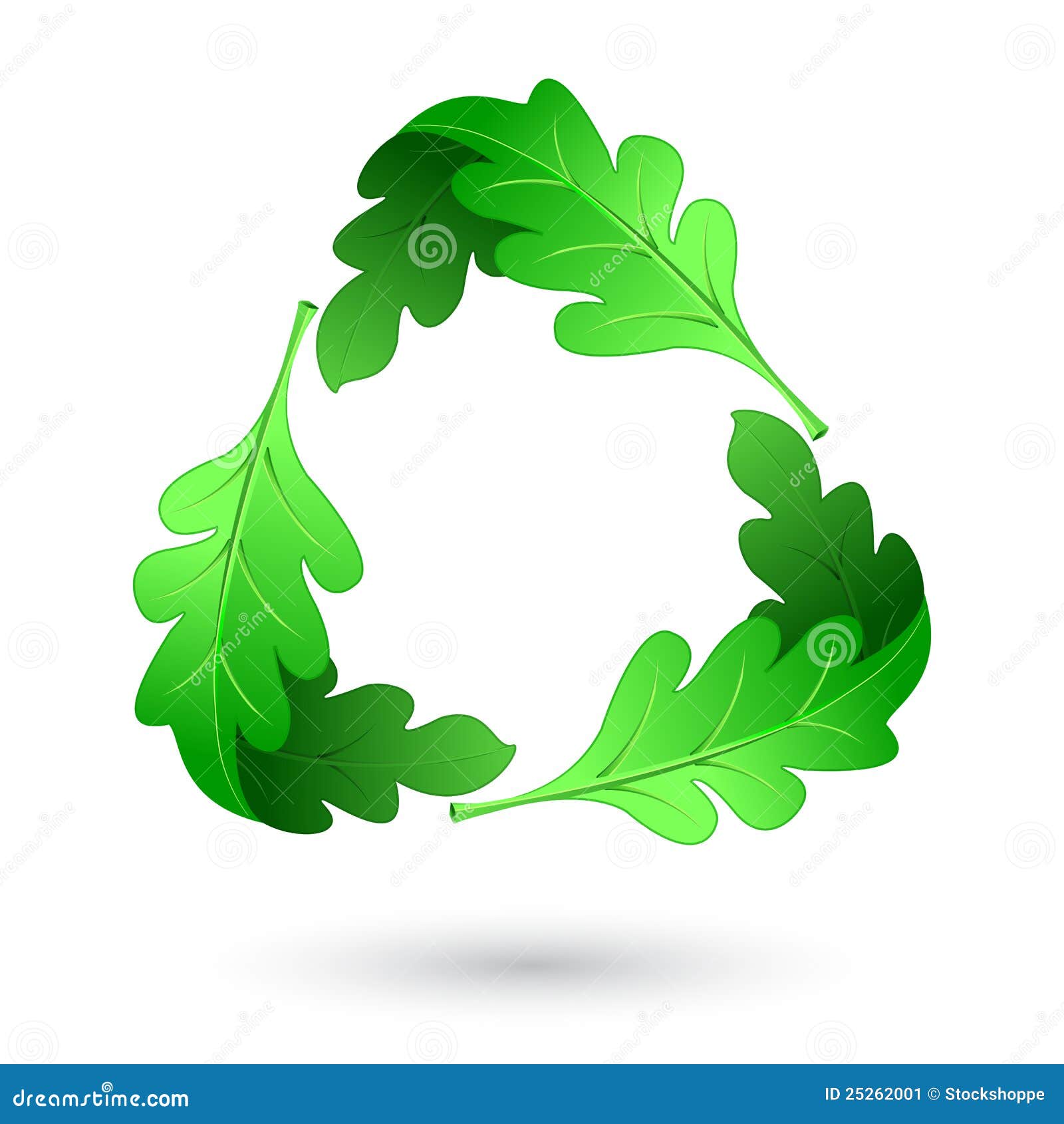 Leaf Recycle Symbol stock vector. Illustration of global - 25262001