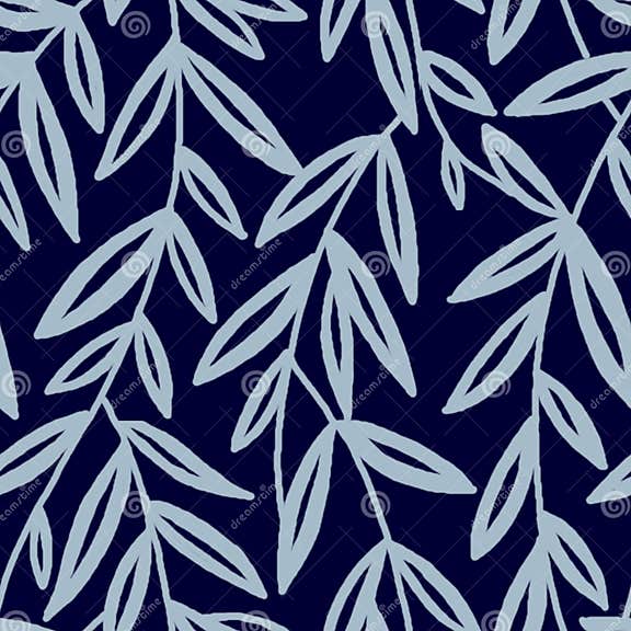Leaf repeat pattern design stock illustration. Illustration of ...