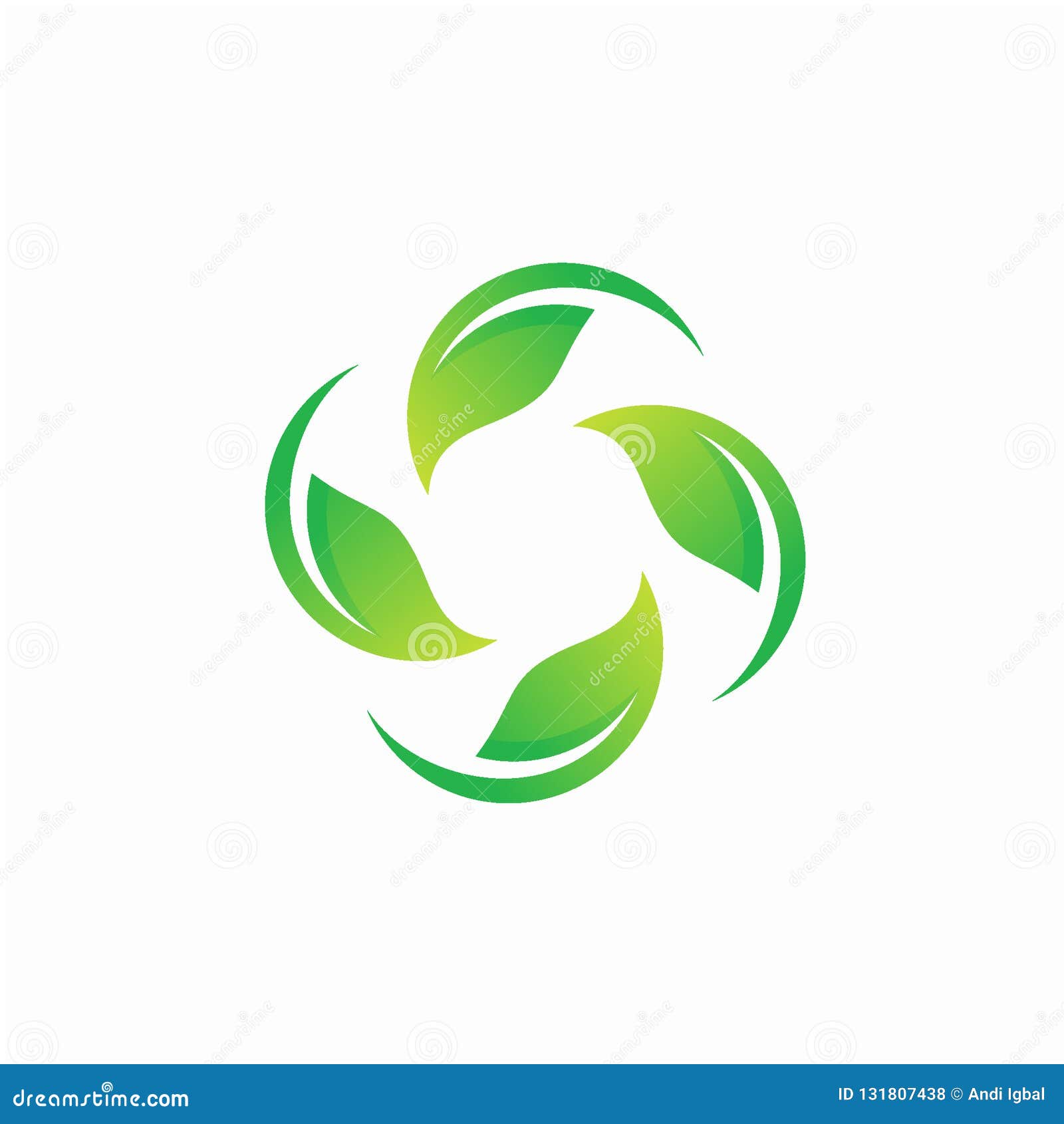 Leaf Rotation Logo Design Concept, Leaf Swirl. Nature Logo Template ...