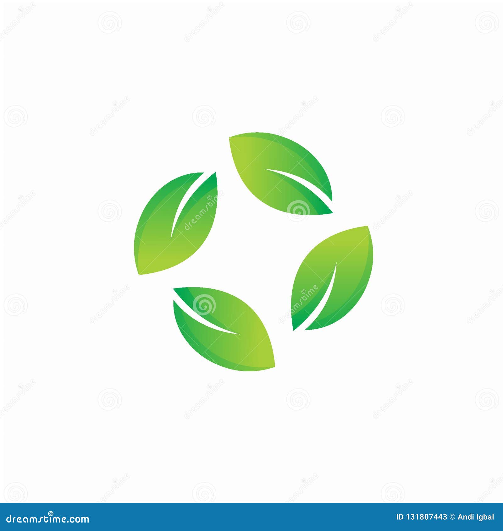 Leaf Rotation People Commitment Teamwork Together Outline Logo Vector Illustration ...