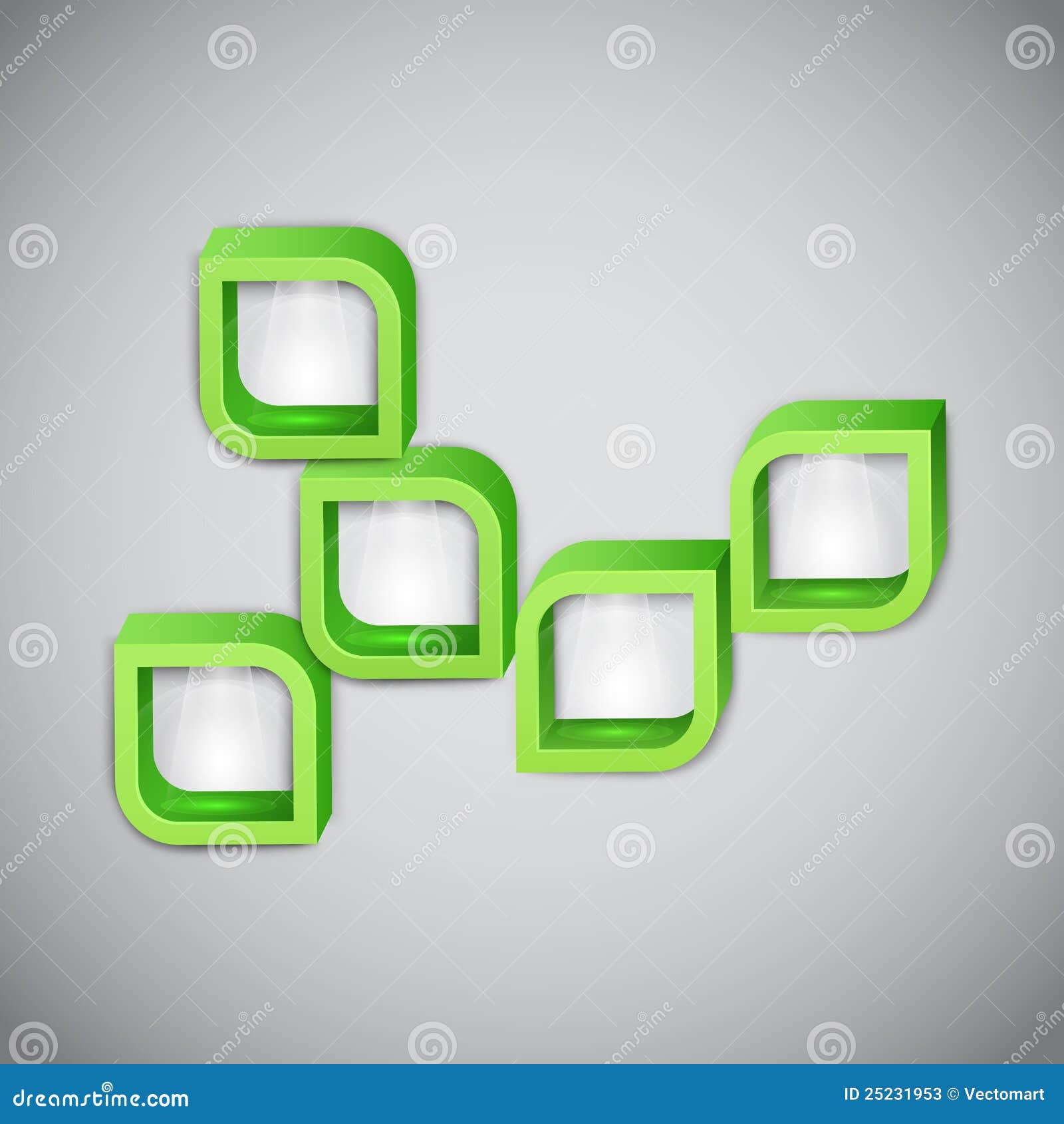 Leaf Shape Display Unit Royalty-Free Stock Photo | CartoonDealer.com ...