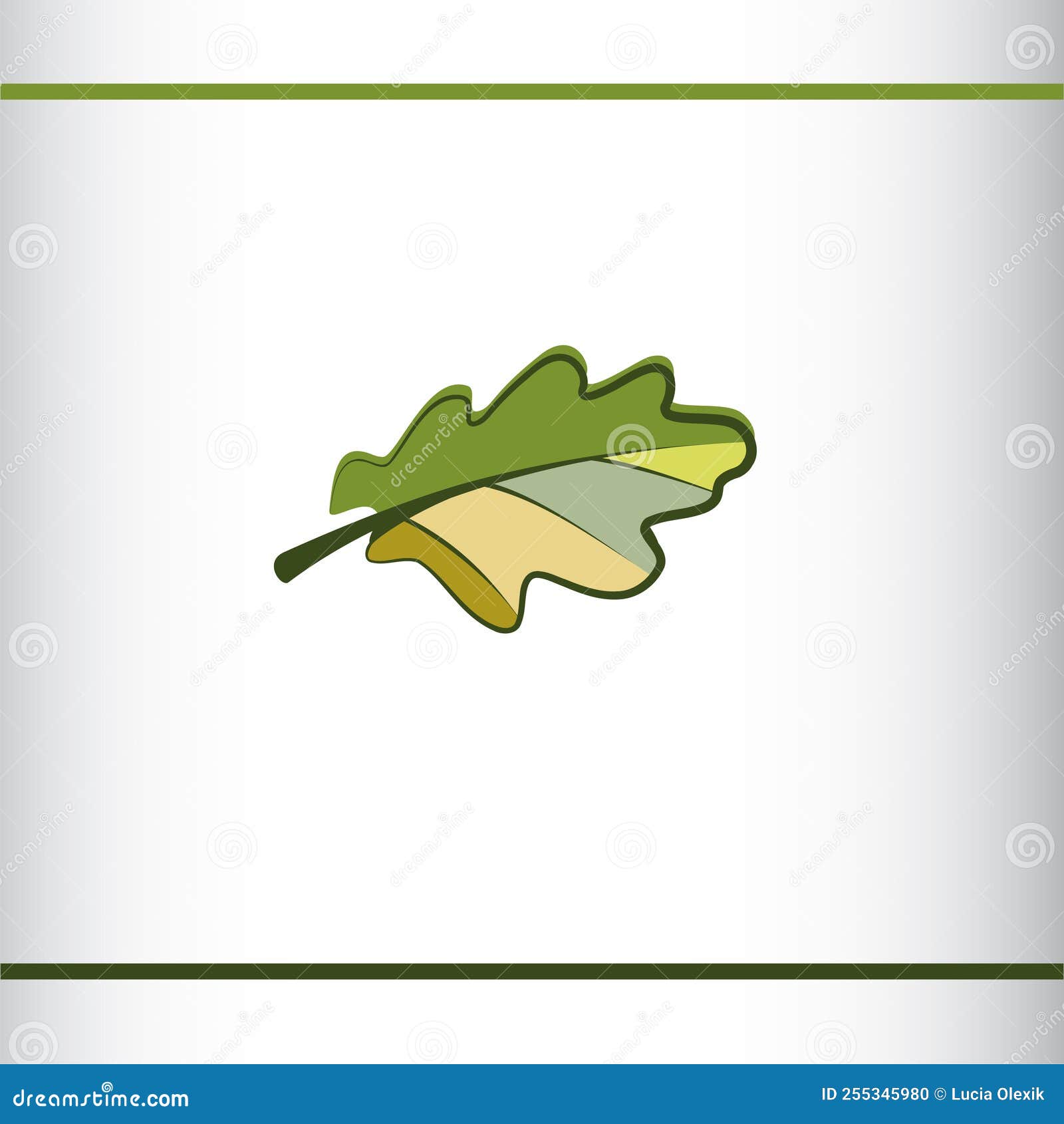 Leaf Shape and Landscape. Logo Design Vector Template. Stock Vector ...