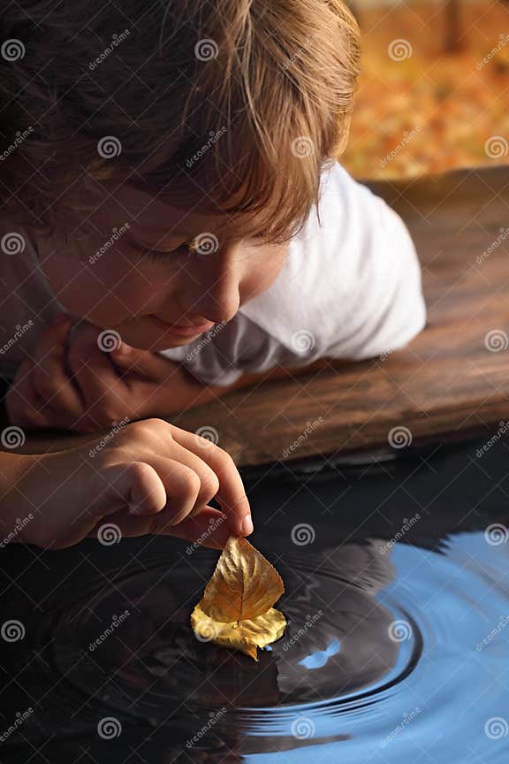 Leaf ship stock image. Image of family, human, leaf, childhood - 25946465