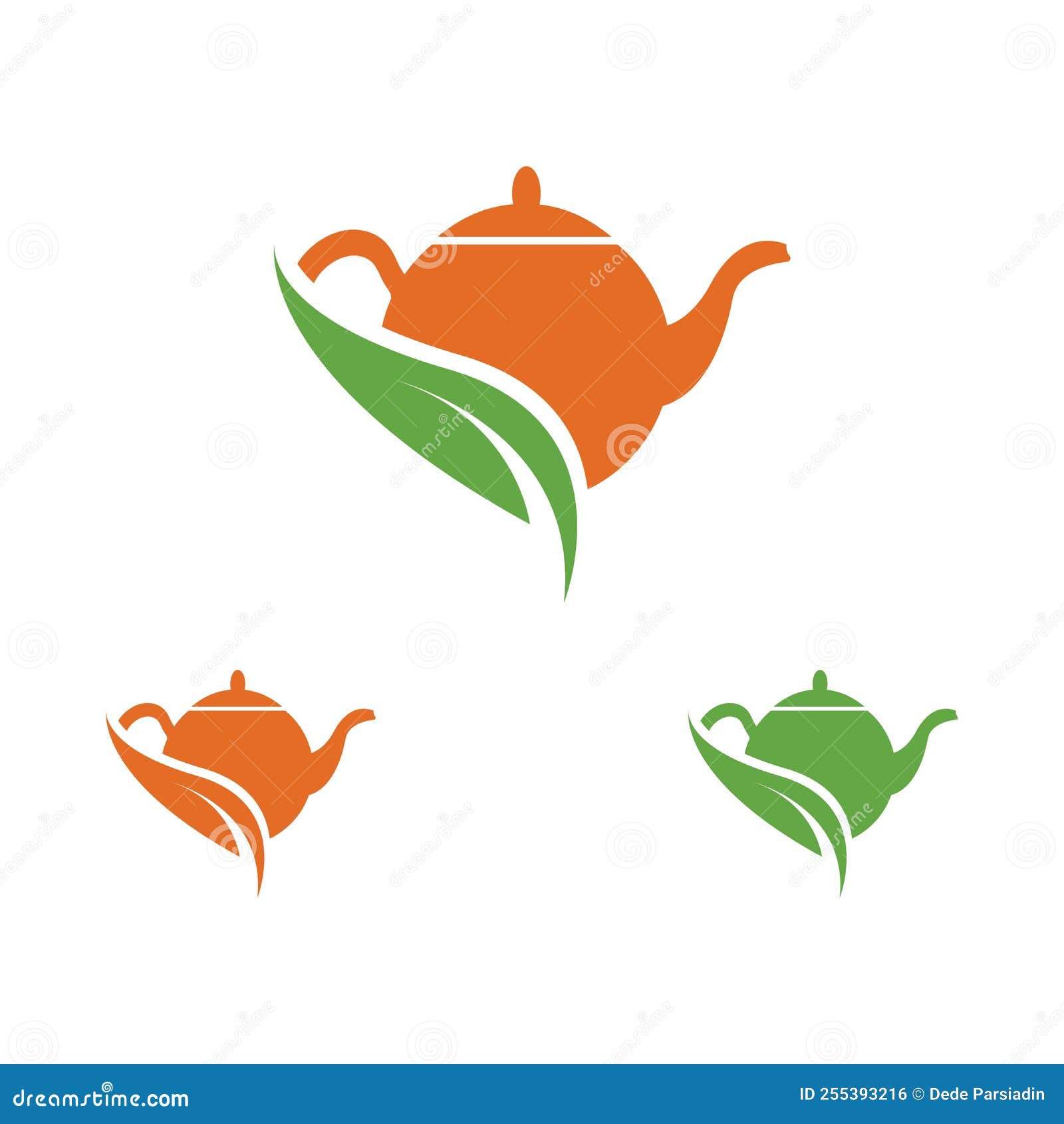 Leaf Shoots Green Organic Tea Mug Leaf Logo Symbol Design Idea Stock ...