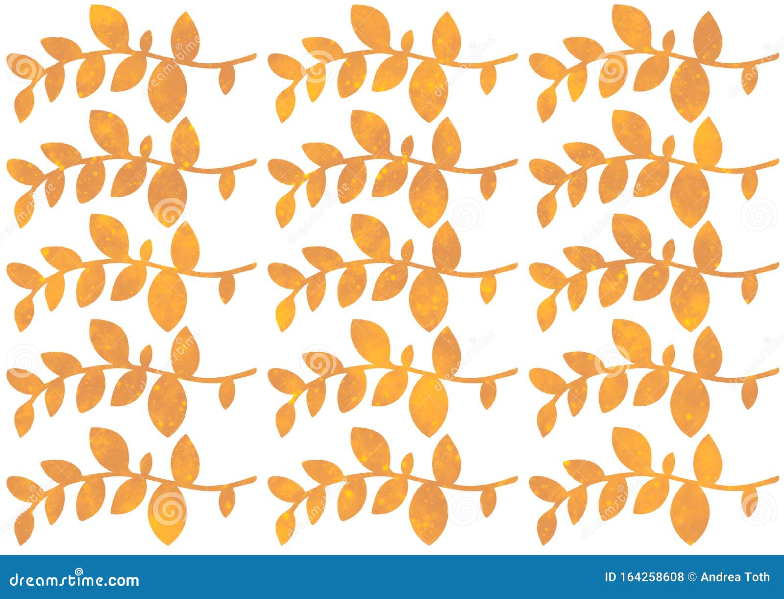 Leaf Silhouette Pattern with Galaxy Texture Stock Illustration ...