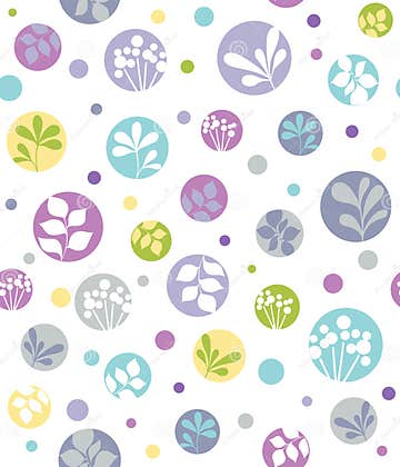 Leaf Silhouettes Seamless Repeat Pattern Stock Vector - Illustration of ...