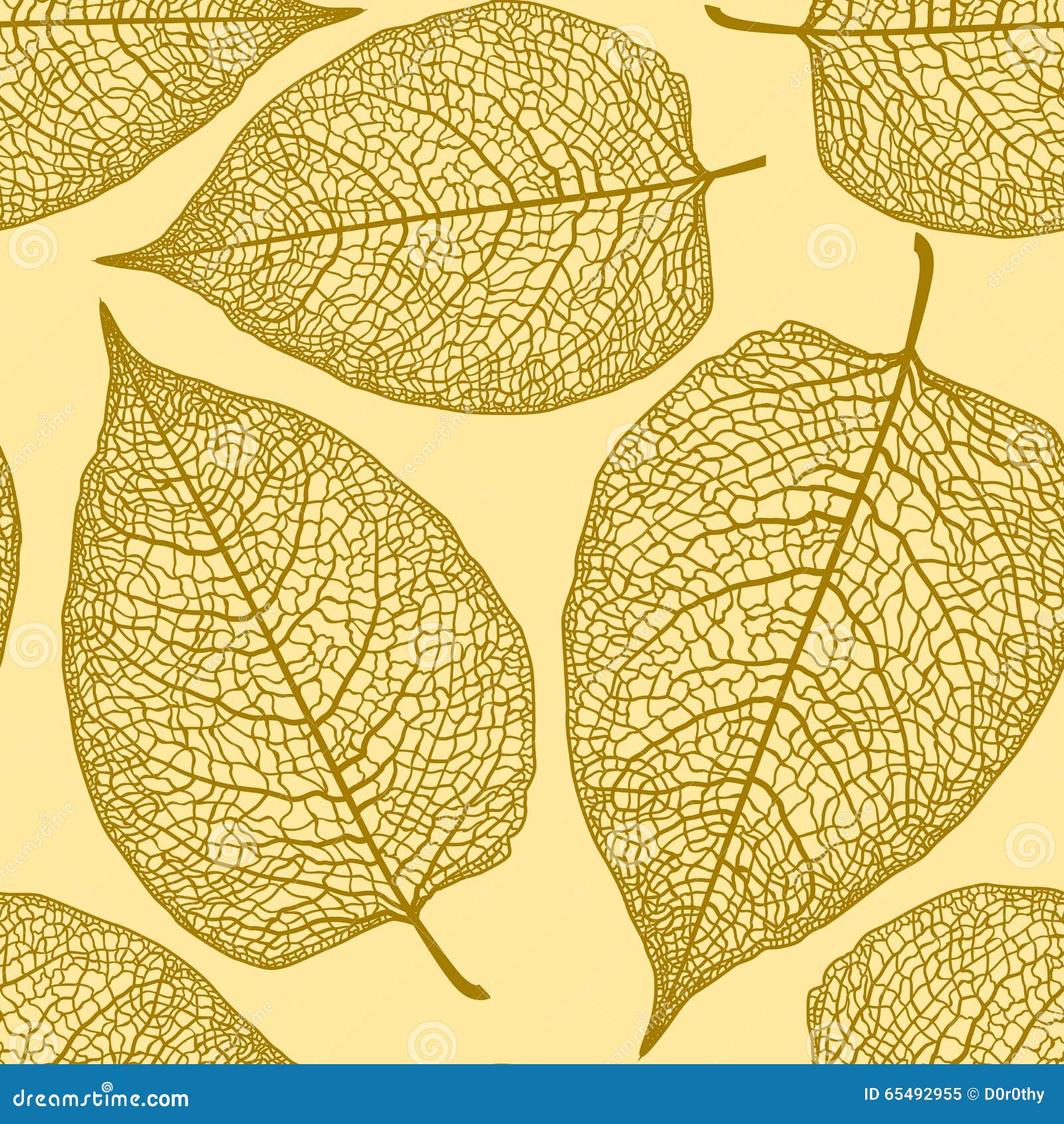 Leaf skeleton pattern stock vector. Illustration of light - 65492955