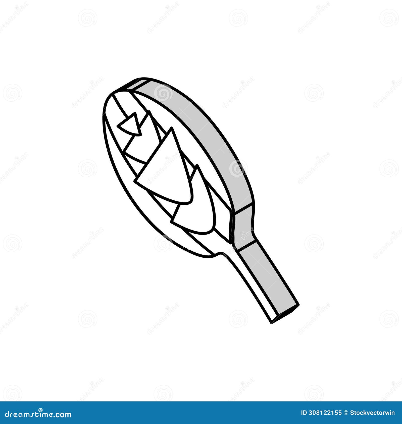 Leaf Spinach Isometric Icon Vector Illustration Stock Illustration ...