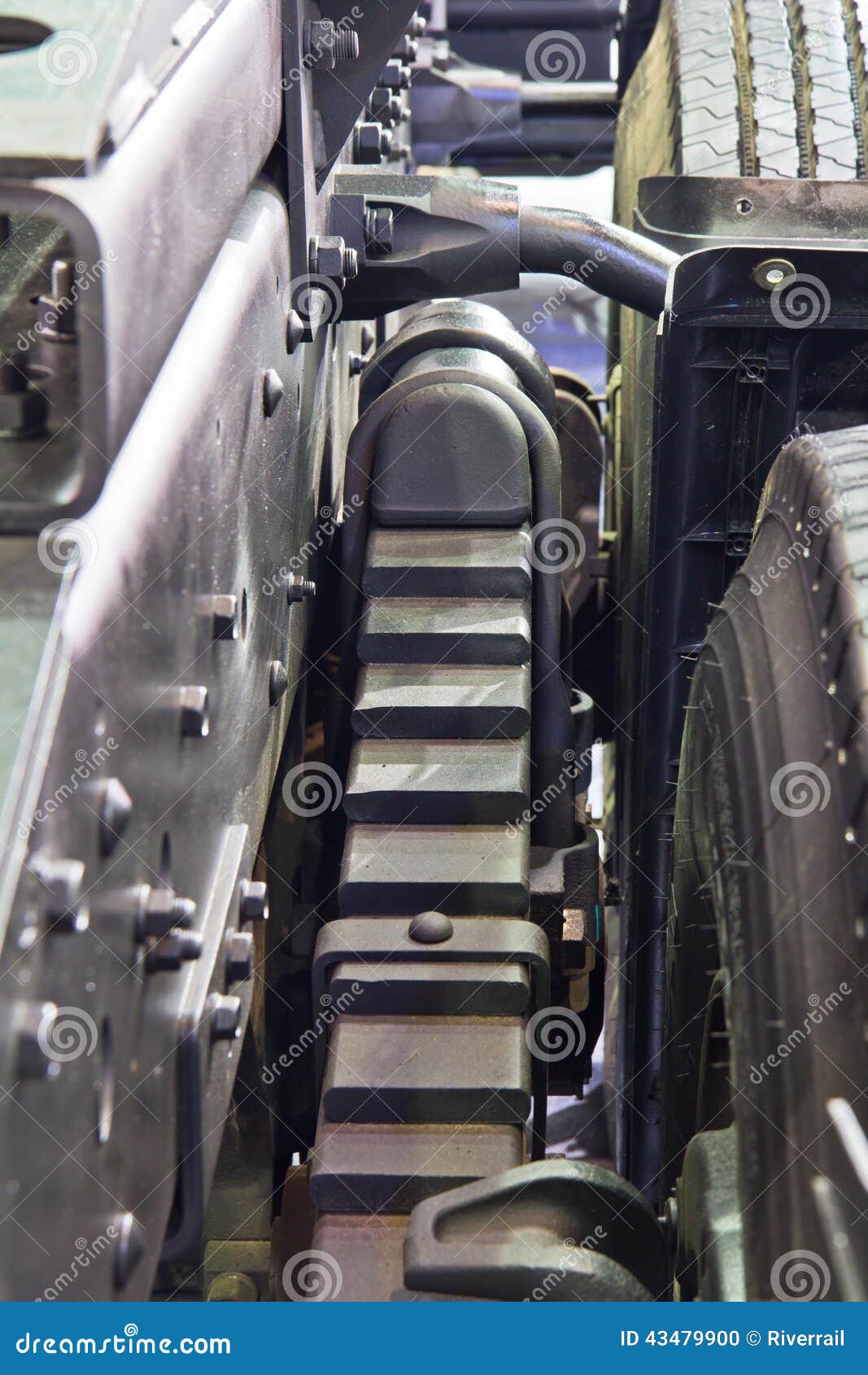 Leaf spring truck stock photo. Image of street, industrial - 43479900