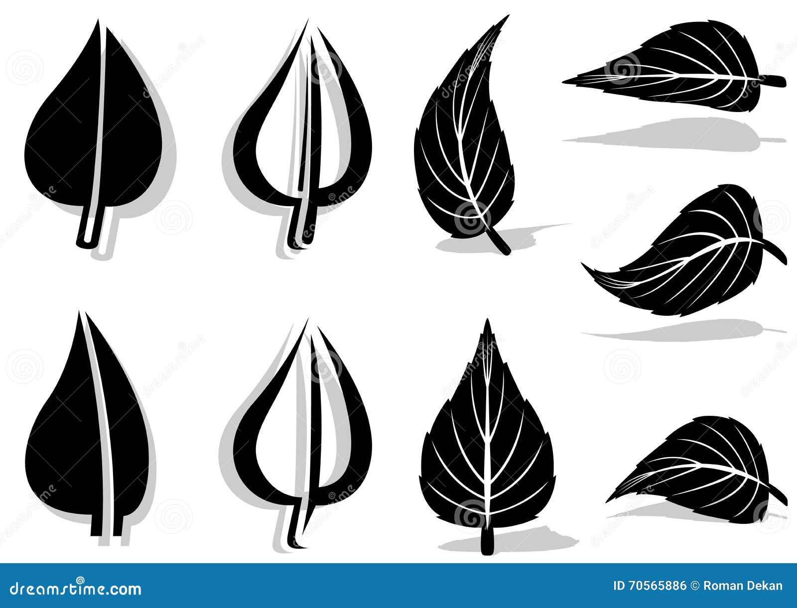 Leaf Symbol stock vector. Illustration of nature, shape - 70565886
