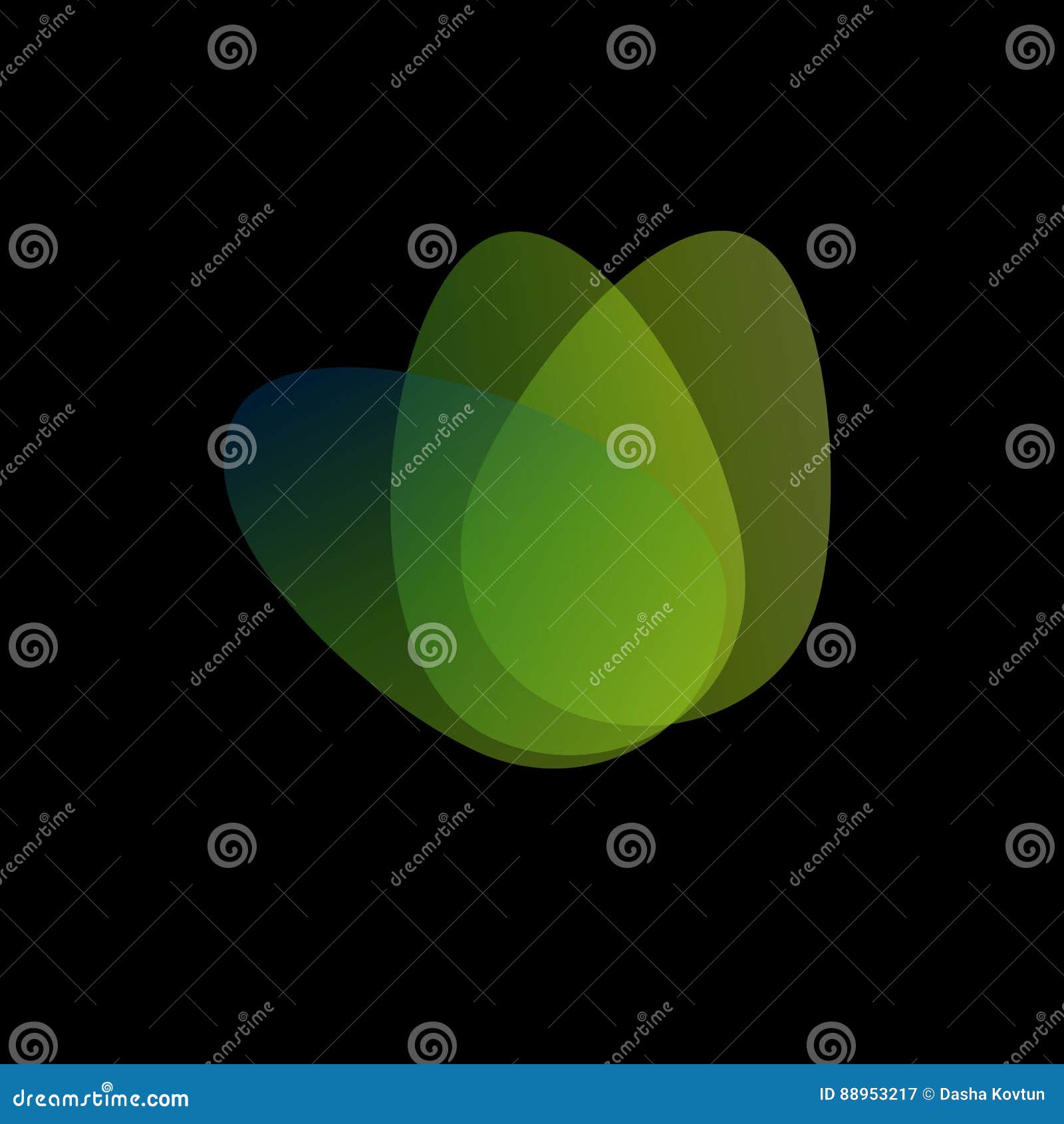 Leaf Symbol Stylized Concept Ecology Sign Green Abstract Shape Stock ...
