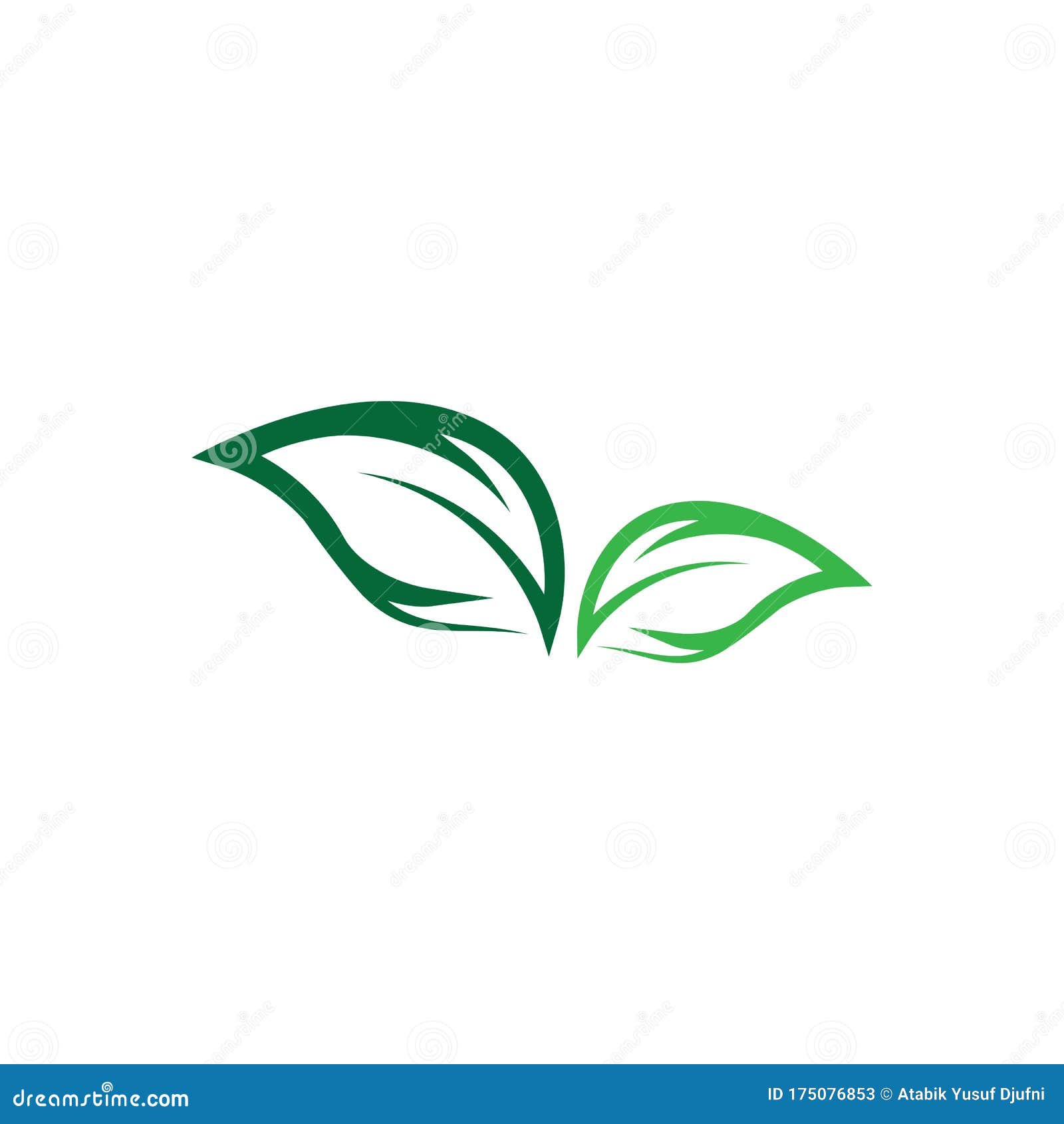 Leaf symbol vector icon stock vector. Illustration of environment ...