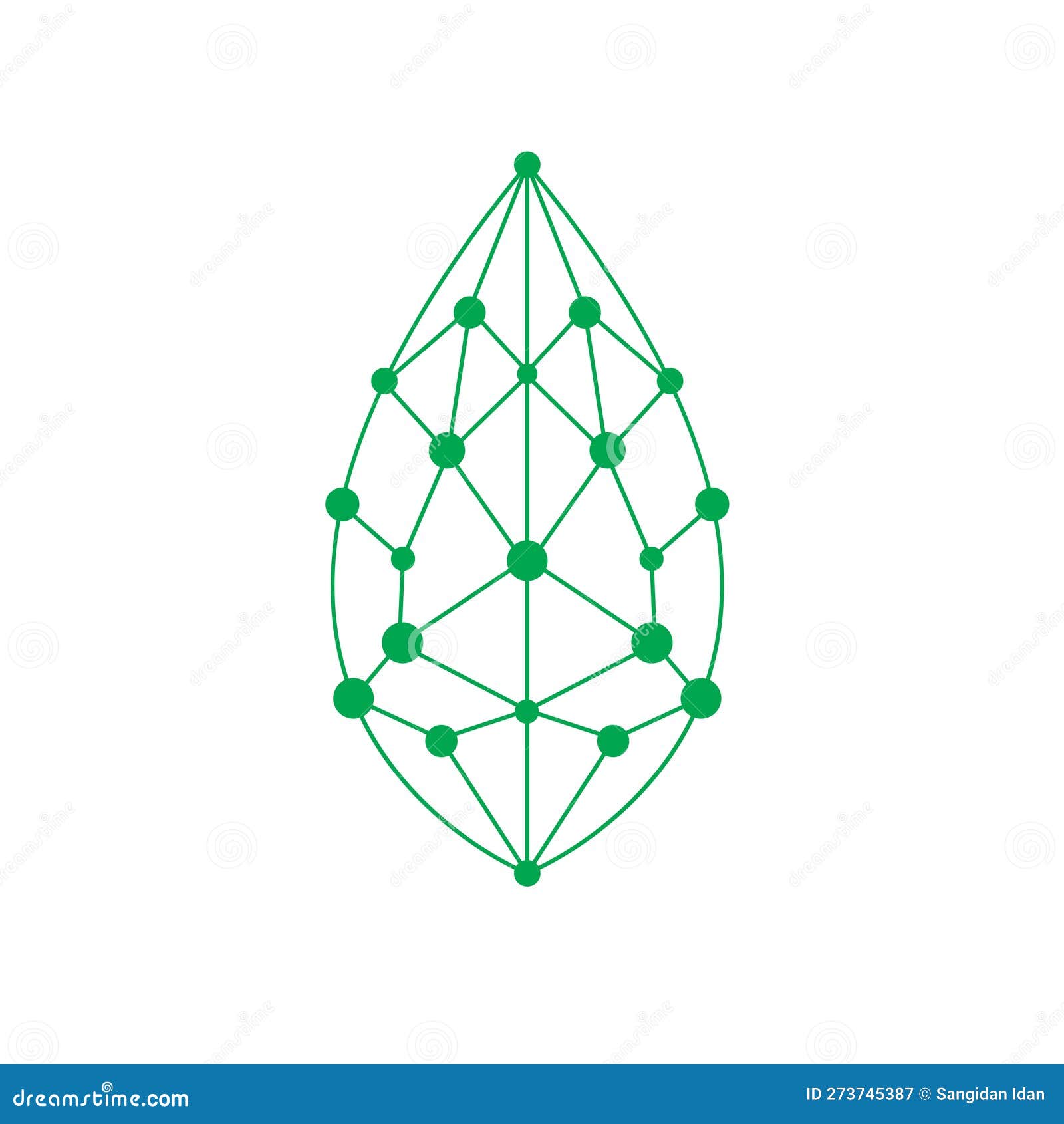 Leaf Technology Icon Vector Illustration Design Template Stock Vector ...