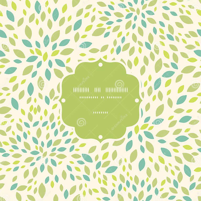 Leaf Texture Frame Seamless Pattern Background Stock Vector ...