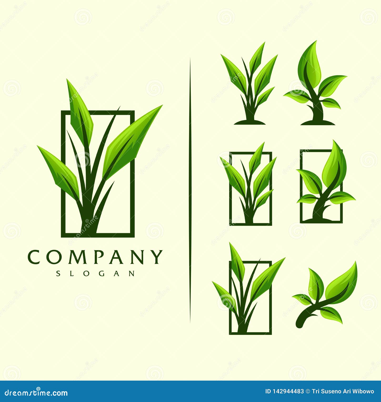 Leaf Tree Logo Vector Design Stock Illustration - Illustration of edit ...