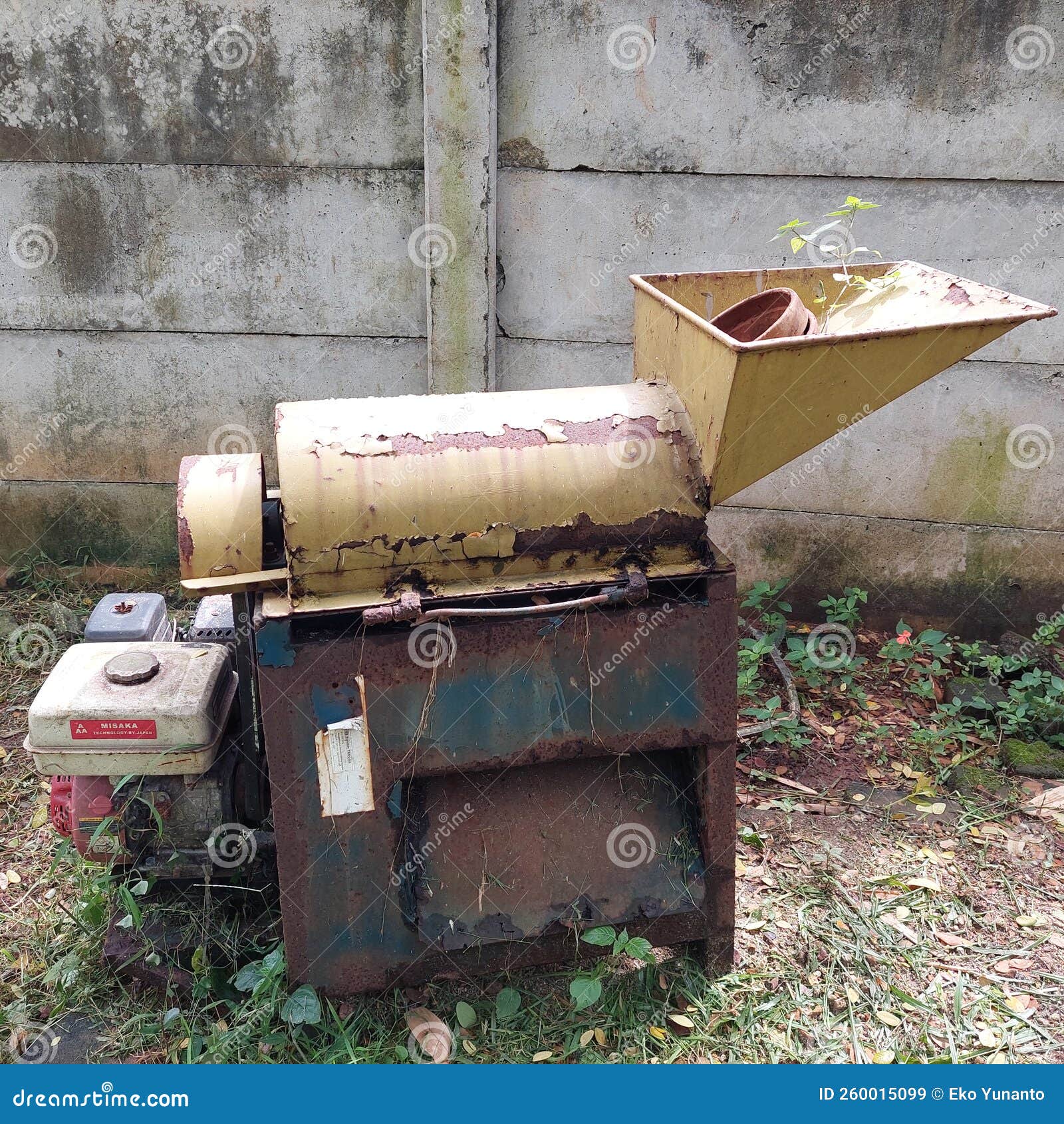 Leaf and twig chopper stock image. Image of yard, track - 260015099