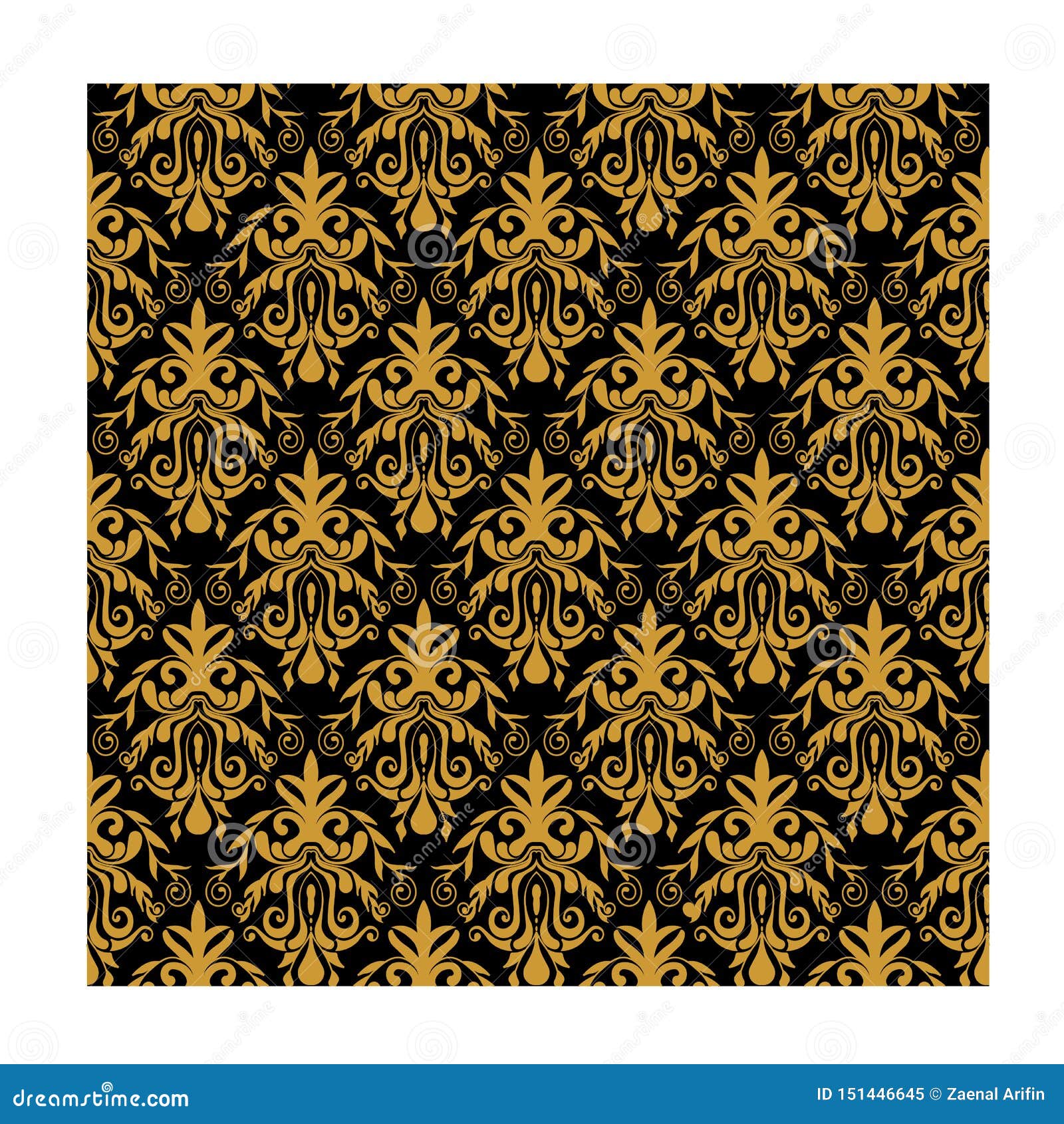 Leaf Vector Batik Abstract Background, for Print, Wallpapper Etc. Stock ...