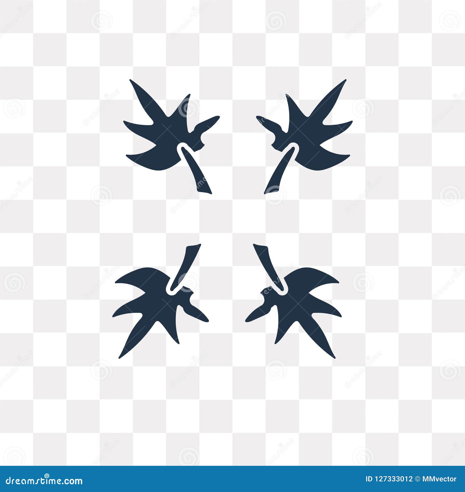 Leaf Vector Icon Isolated on Transparent Background, Leaf Trans Stock ...