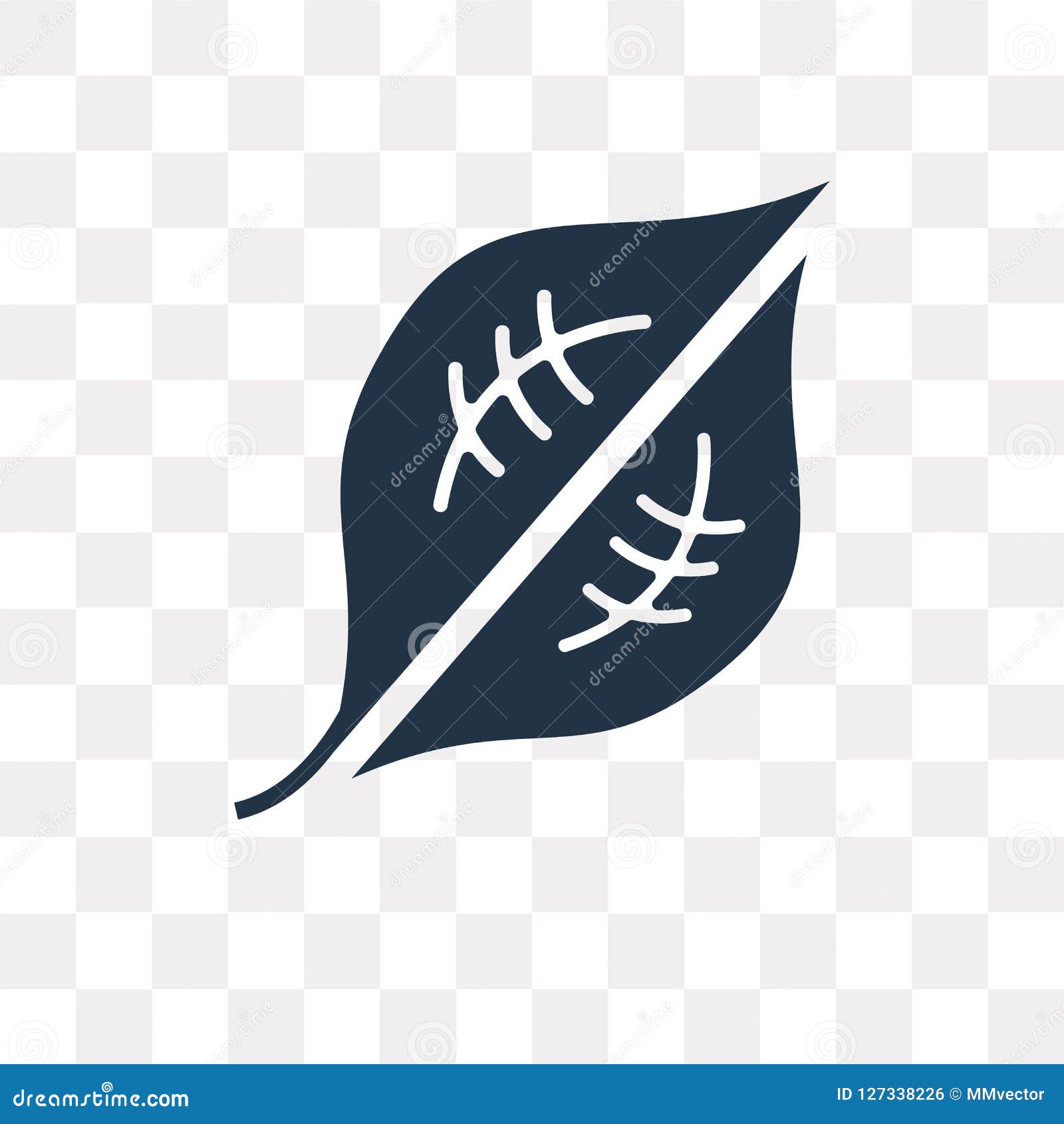 Leaf Vector Icon Isolated on Transparent Background, Leaf Trans Stock ...