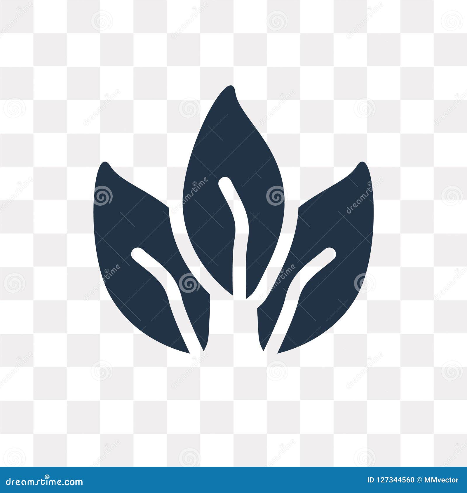 Leaf Vector Icon Isolated on Transparent Background, Leaf Trans Stock ...