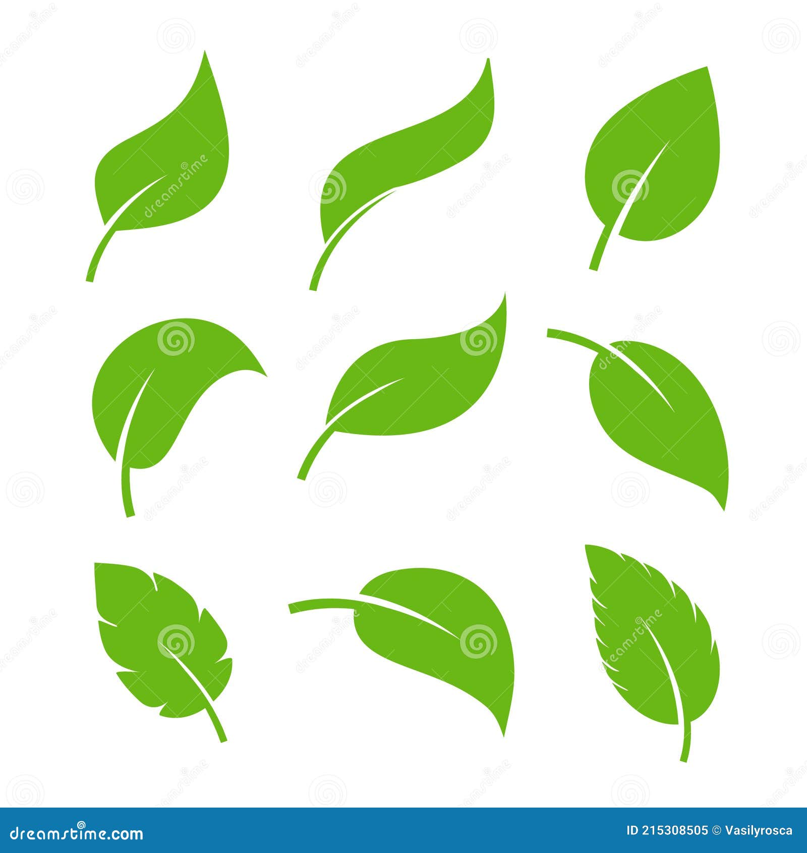 Leaf Vector Icon Logo. Vegan Leaves Green Eco Flat Herbal Icon Simple ...