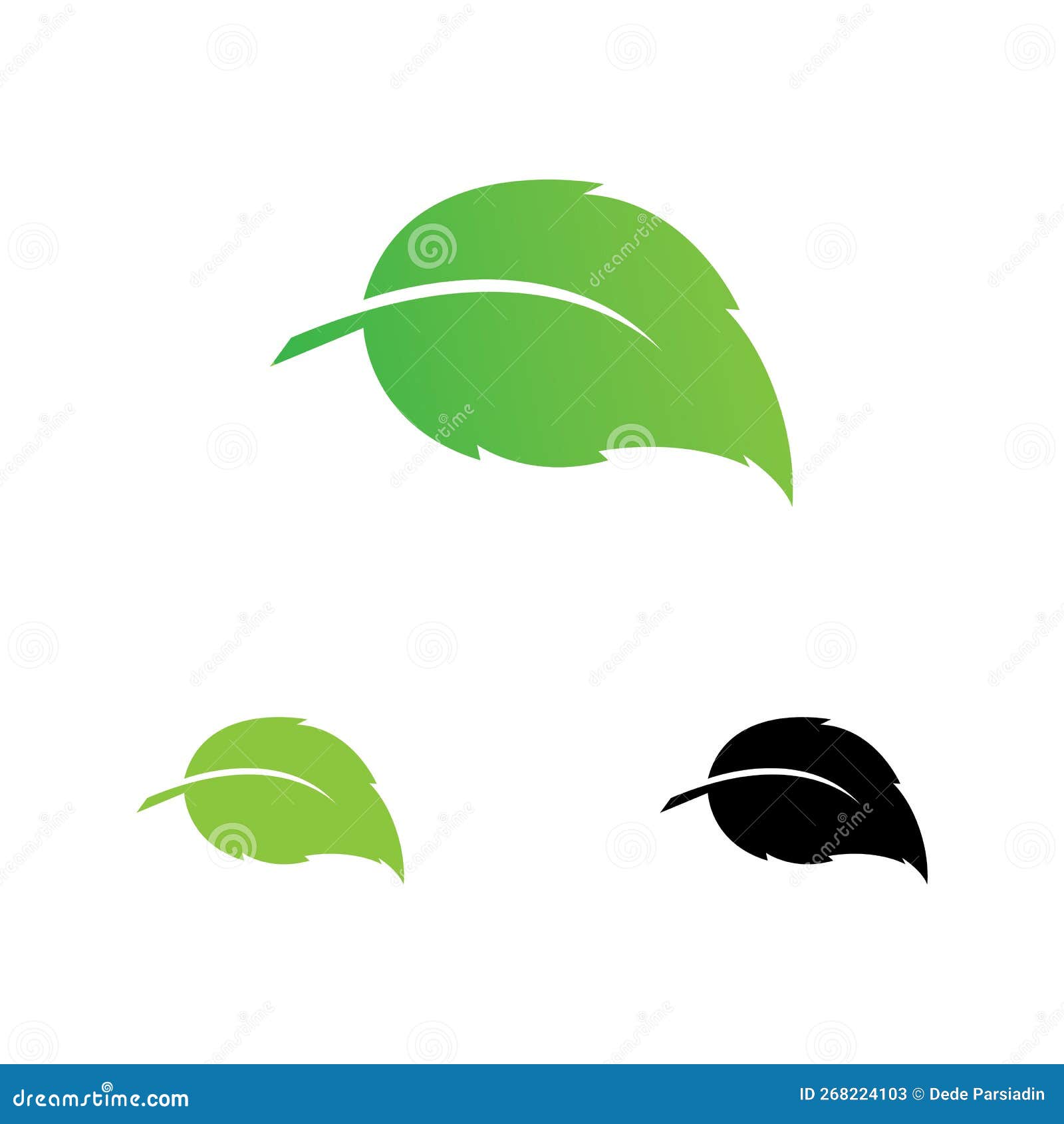Leaf10 stock vector. Illustration of nature, icon, sign - 268224103