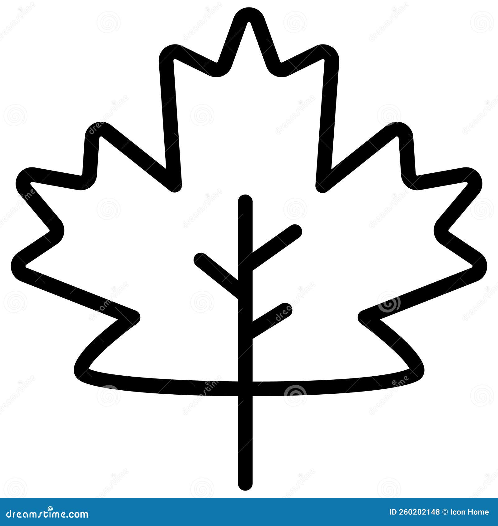 Leaf Vector Outline Icon. Modern Thin Line Symbols. Collection of ...
