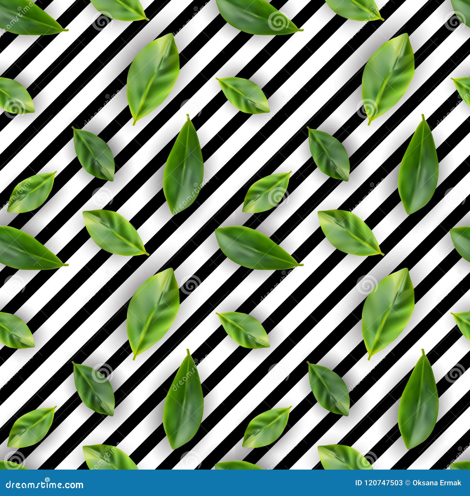 Leaf Vector Realistic Background Stock Illustration - Illustration of ...