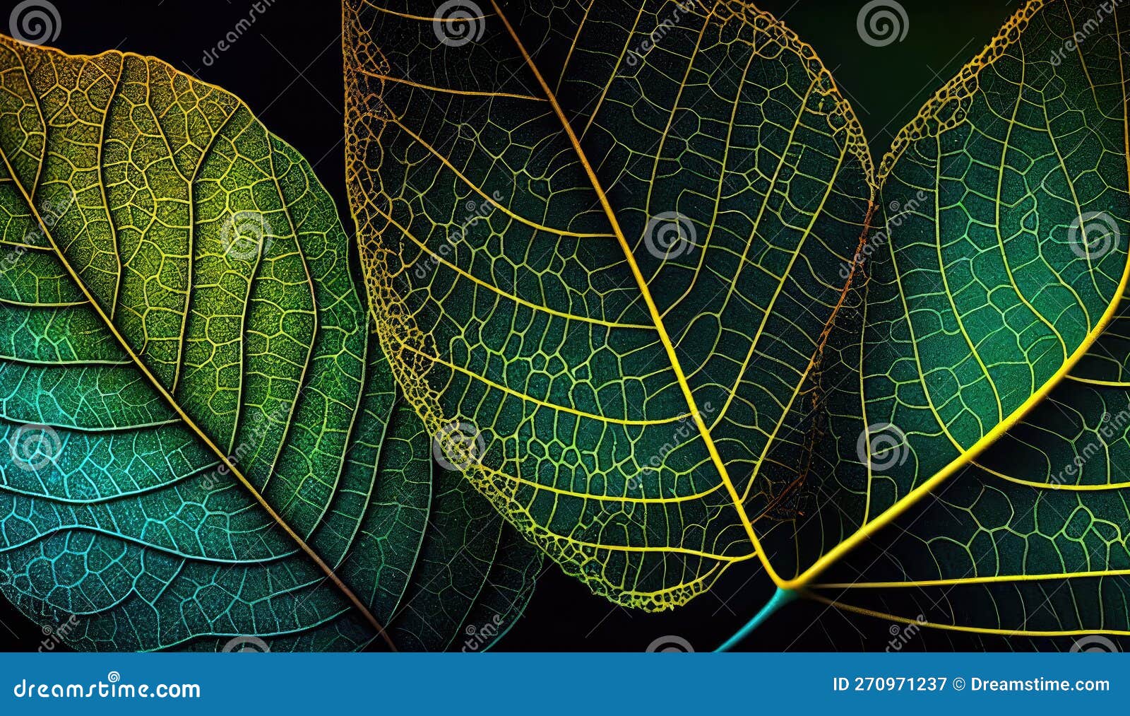 Leaf Vein Texture, Skeletonized Tree Leaves, Green Botanical Background ...