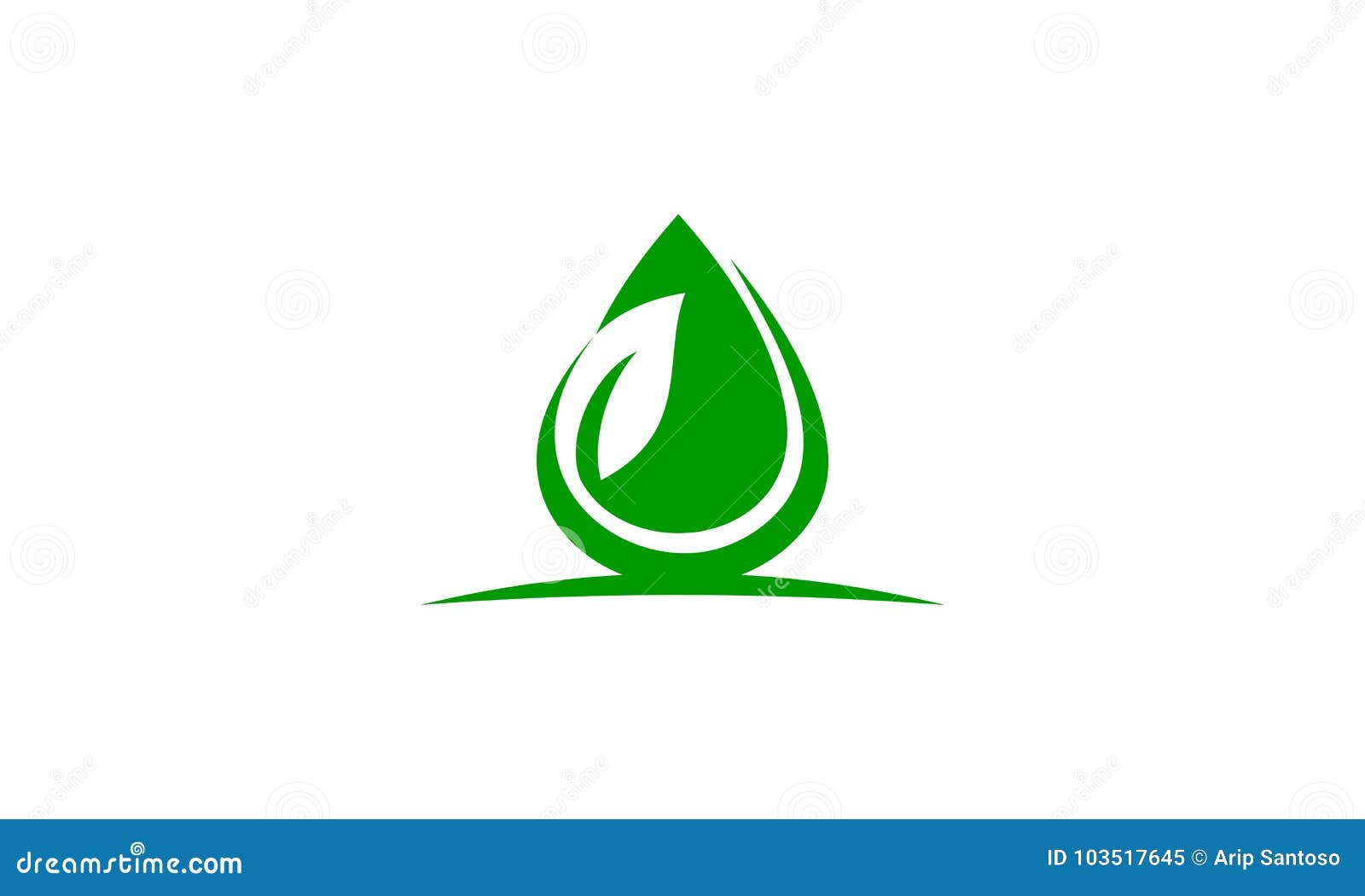 Leaf Water Landscape stock vector. Illustration of design - 103517645