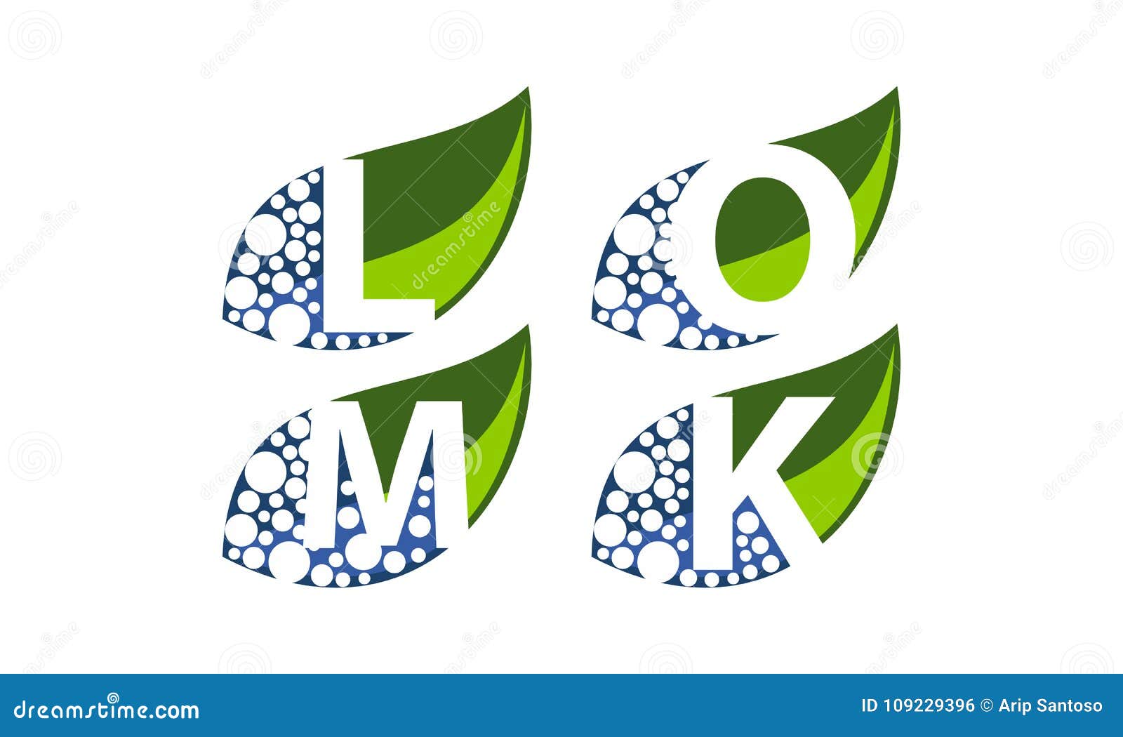 Leaf Water Template Set stock vector. Illustration of environment ...