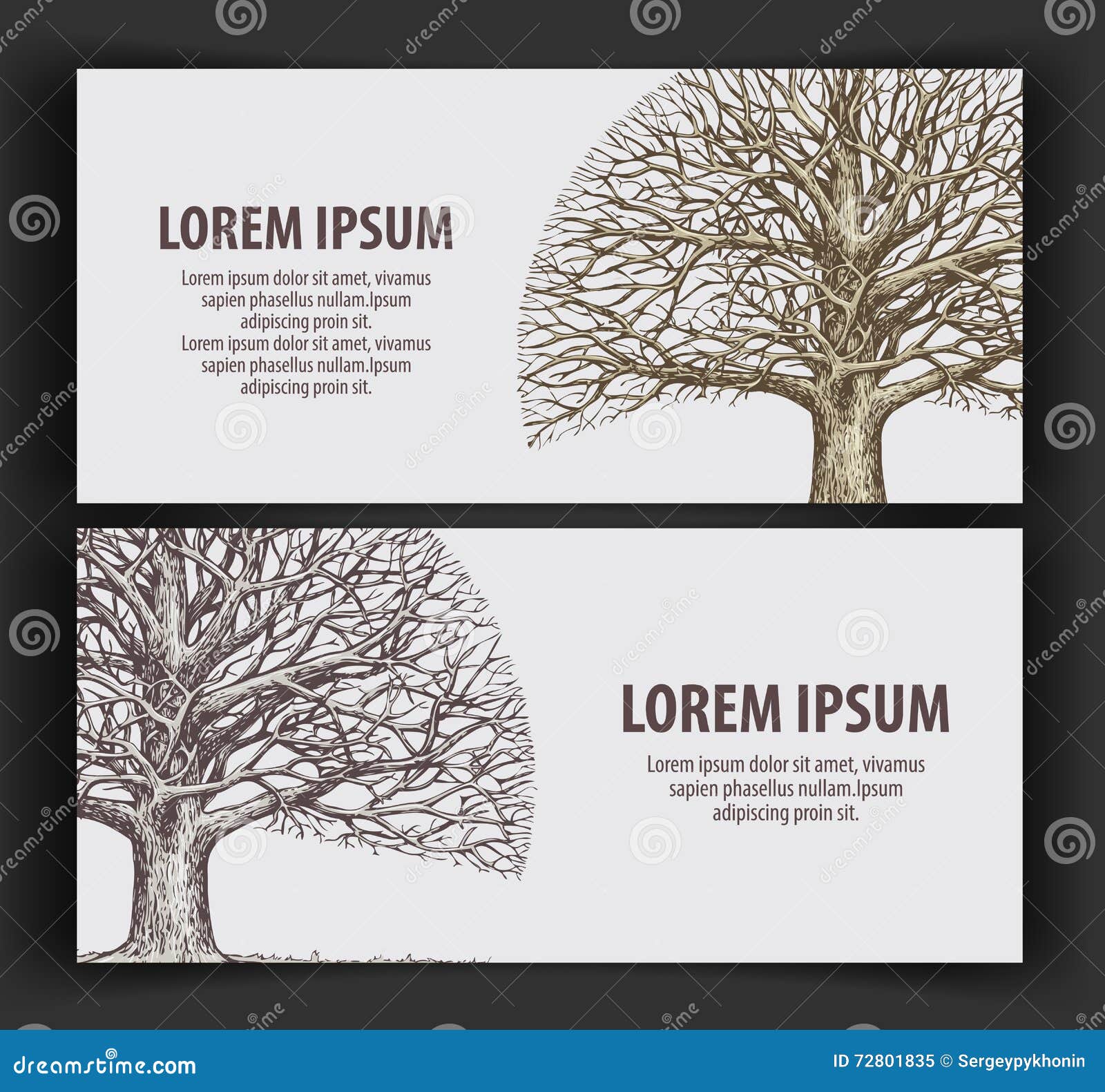 Leafless Tree Logo. Oak Vector Icon. Nature, Ecology Symbol ...