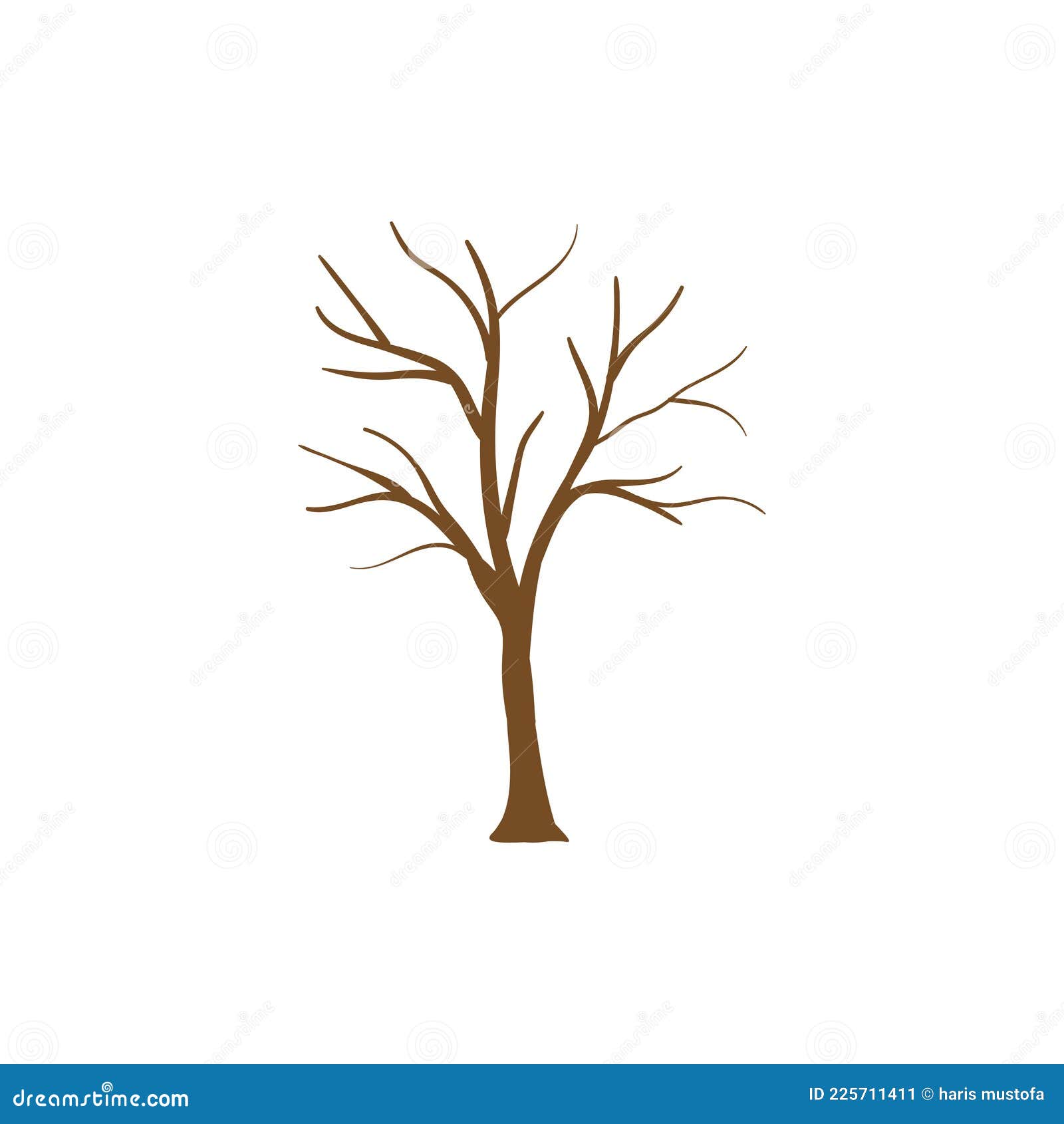 Leafless Tree Icon Design Template Vector Isolated Illustration Stock ...