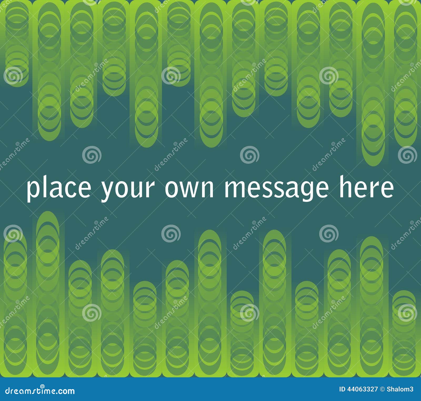 Leaflet Background in Green Design Stock Vector - Illustration of ...