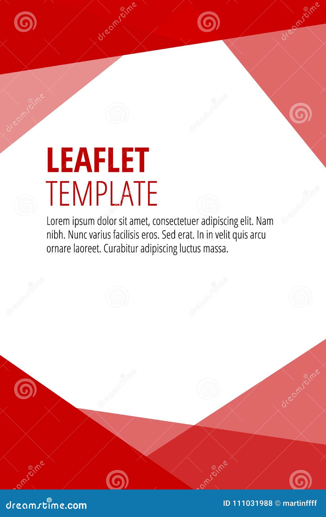 Leaflet Brochure Design, Geometric Abstract Business Brochure Template ...
