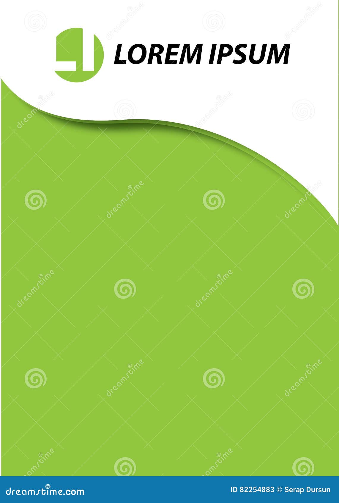 Leaflet Cover Design stock illustration. Illustration of artwork - 82254883