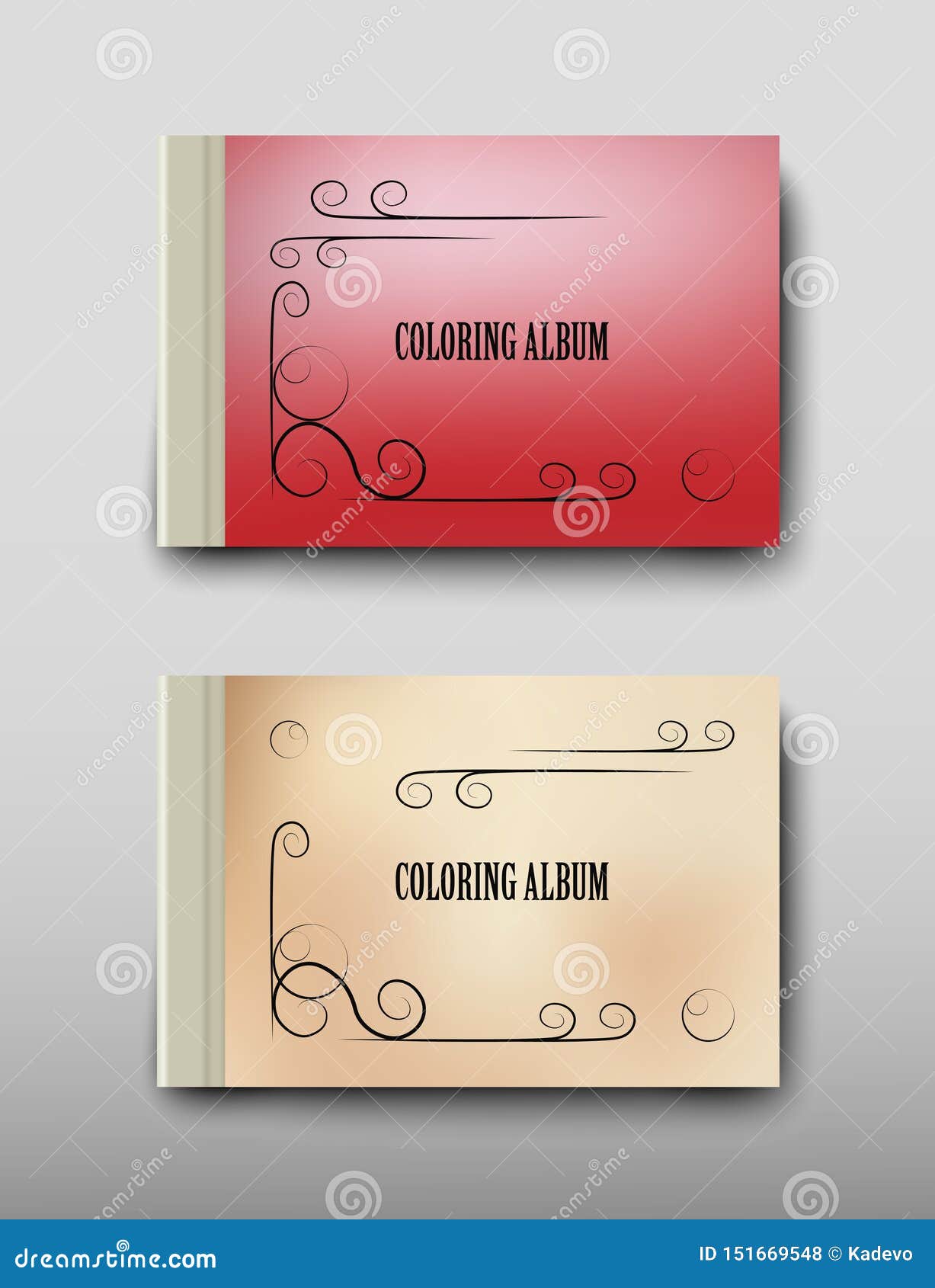 Leaflet Cover Presentation Abstract Geometric Background, Layout in A4 ...