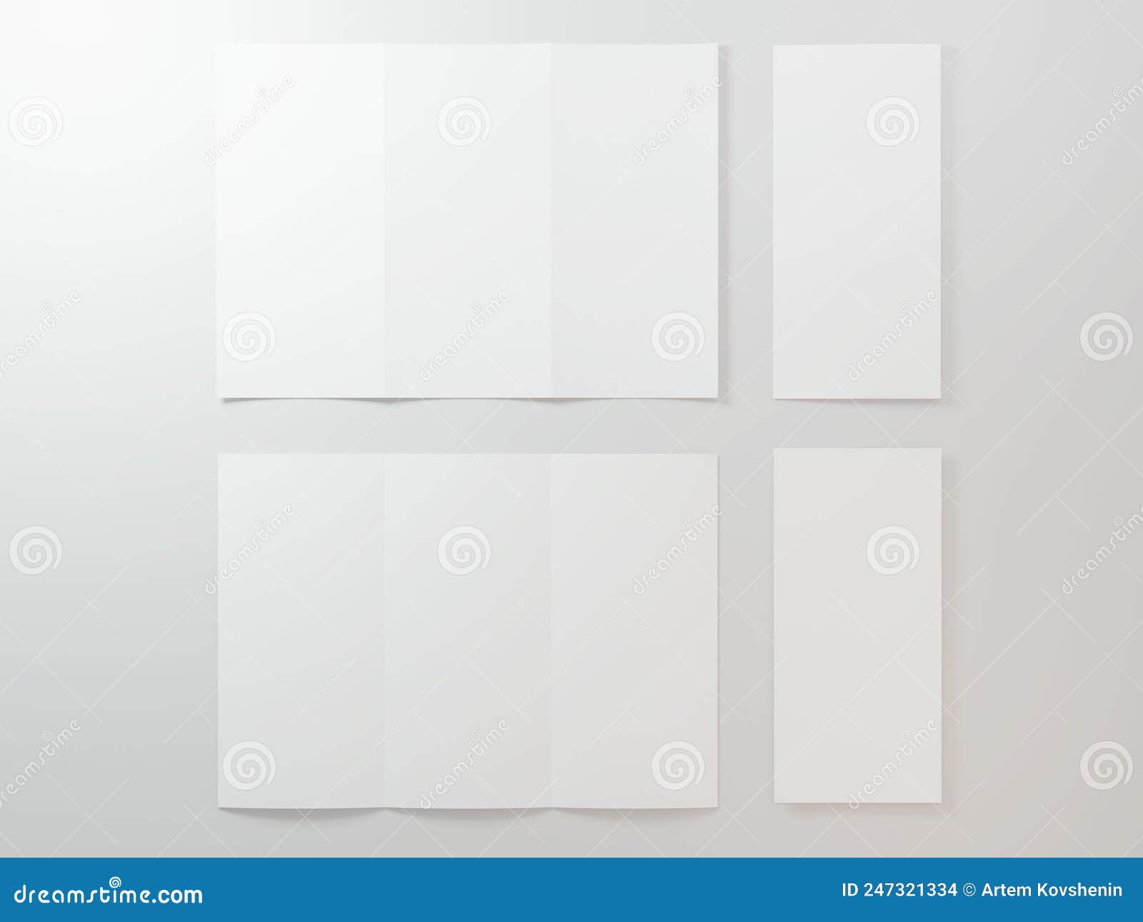 Leaflet 3D Render Mockup Visualisation Stock Image | CartoonDealer.com ...