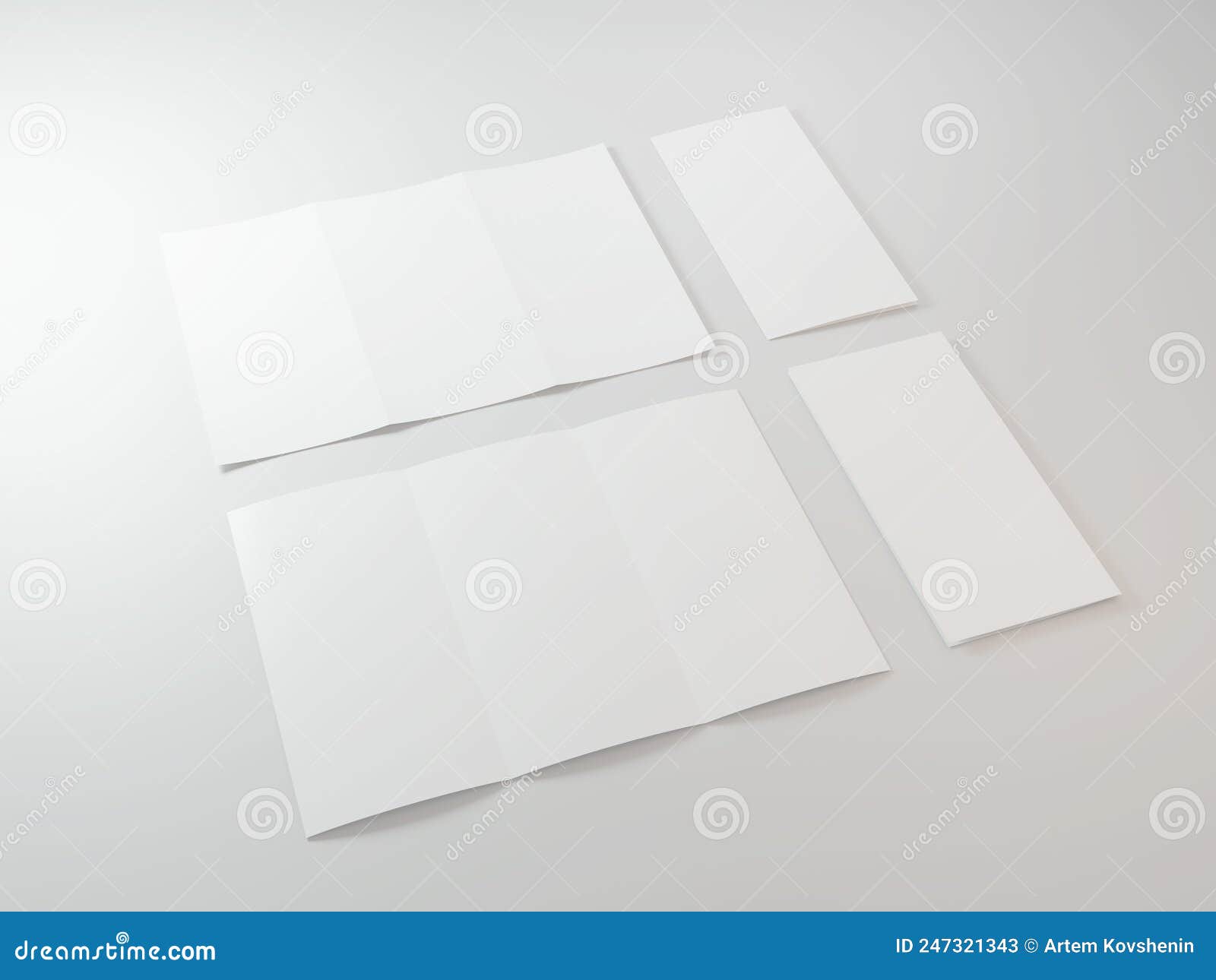 Leaflet 3D Render Mockup Visualisation Stock Image | CartoonDealer.com ...
