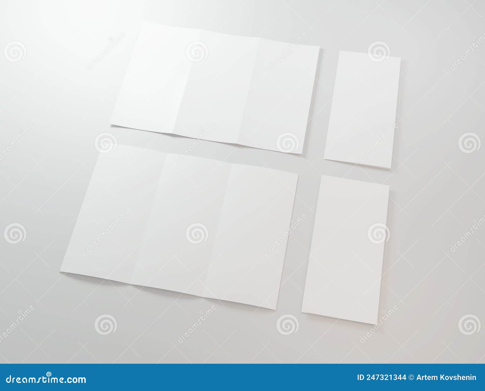 Leaflet 3D Render Mockup Visualisation Royalty-Free Stock Photography ...