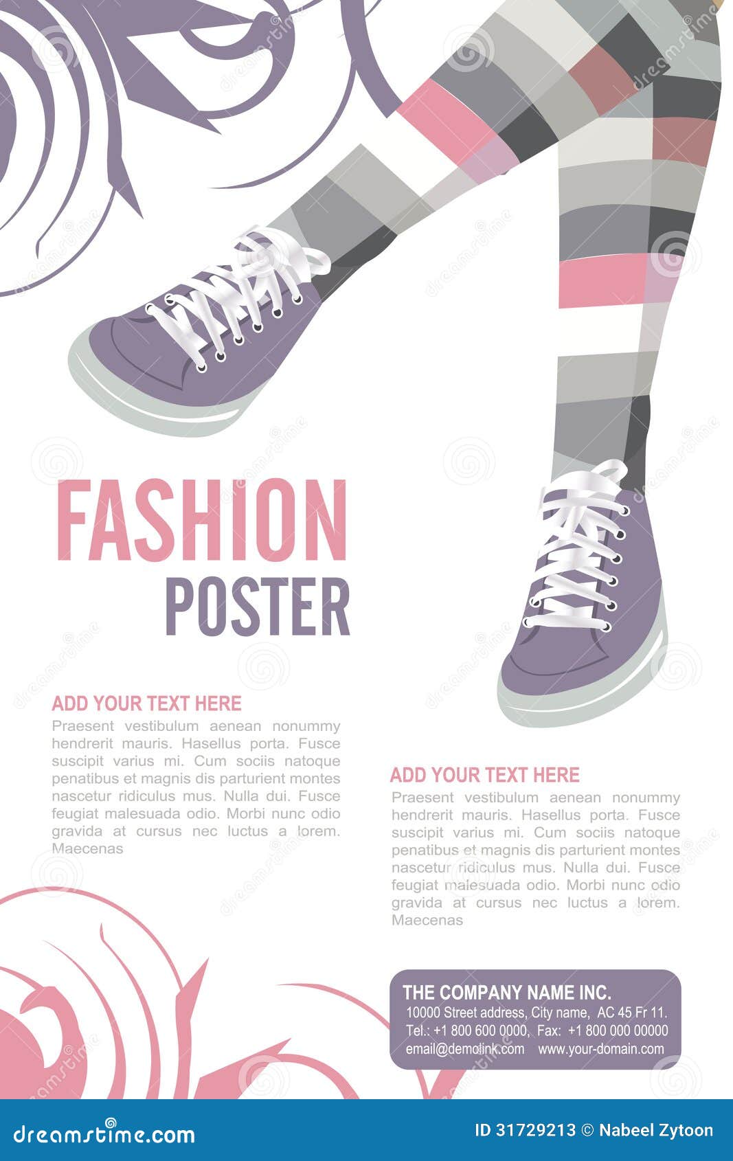 Leaflet design stock vector. Illustration of eps10, layout - 31729213