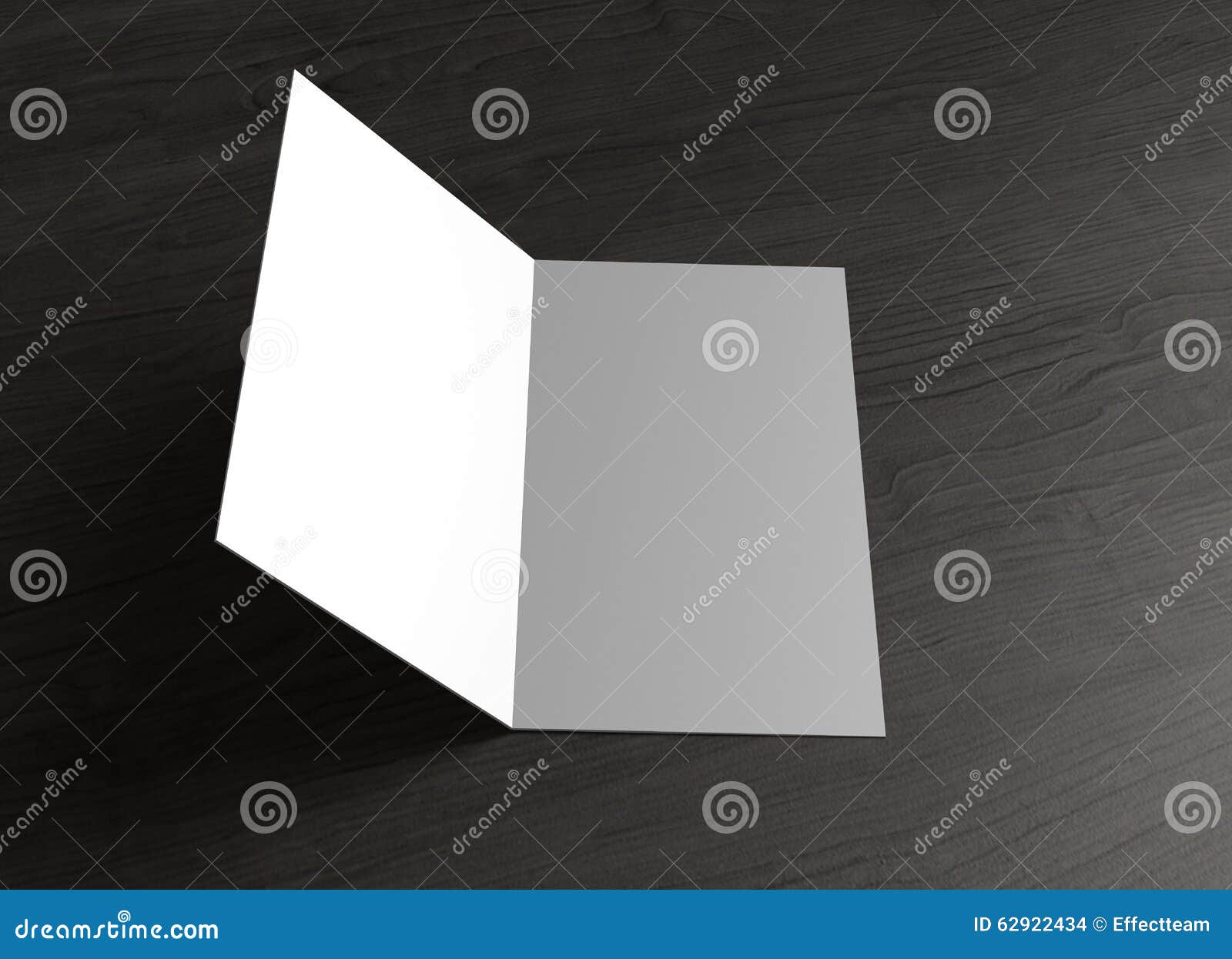 Leaflet Inside Left Page Stand On Table Royalty-Free Stock Photography ...