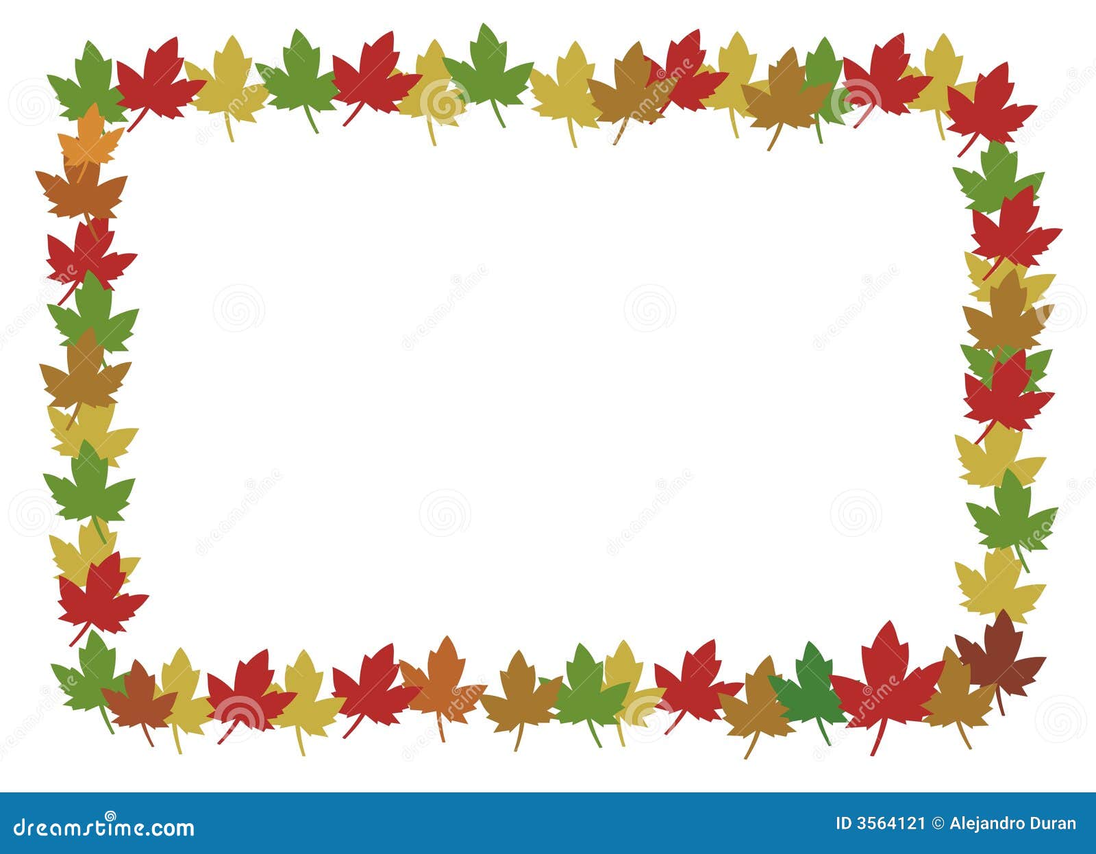 Leafs frame stock illustration. Illustration of color - 3564121